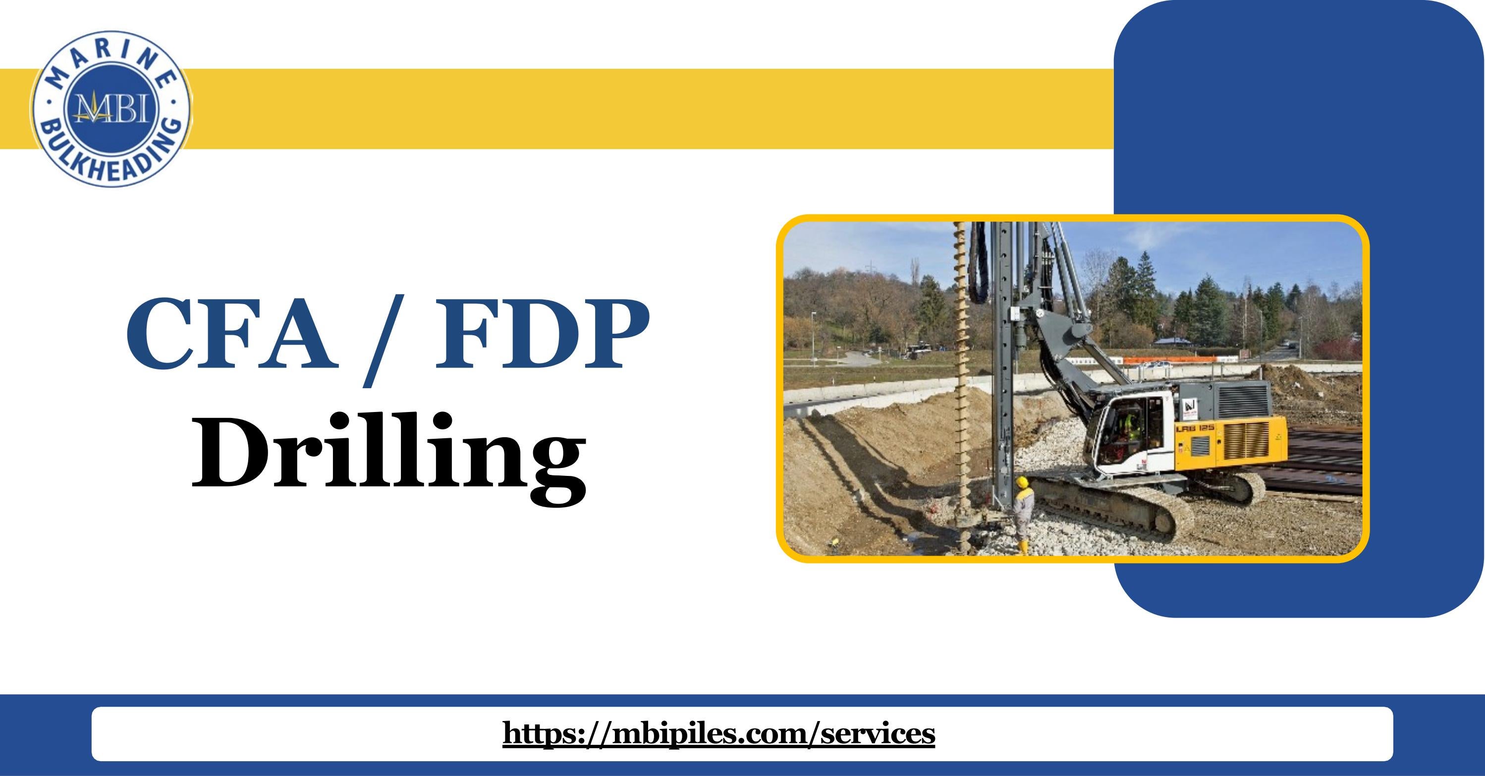 Enhanced CFA / FDP Drilling Solutions by Marine Bulkheading Inc. by ...