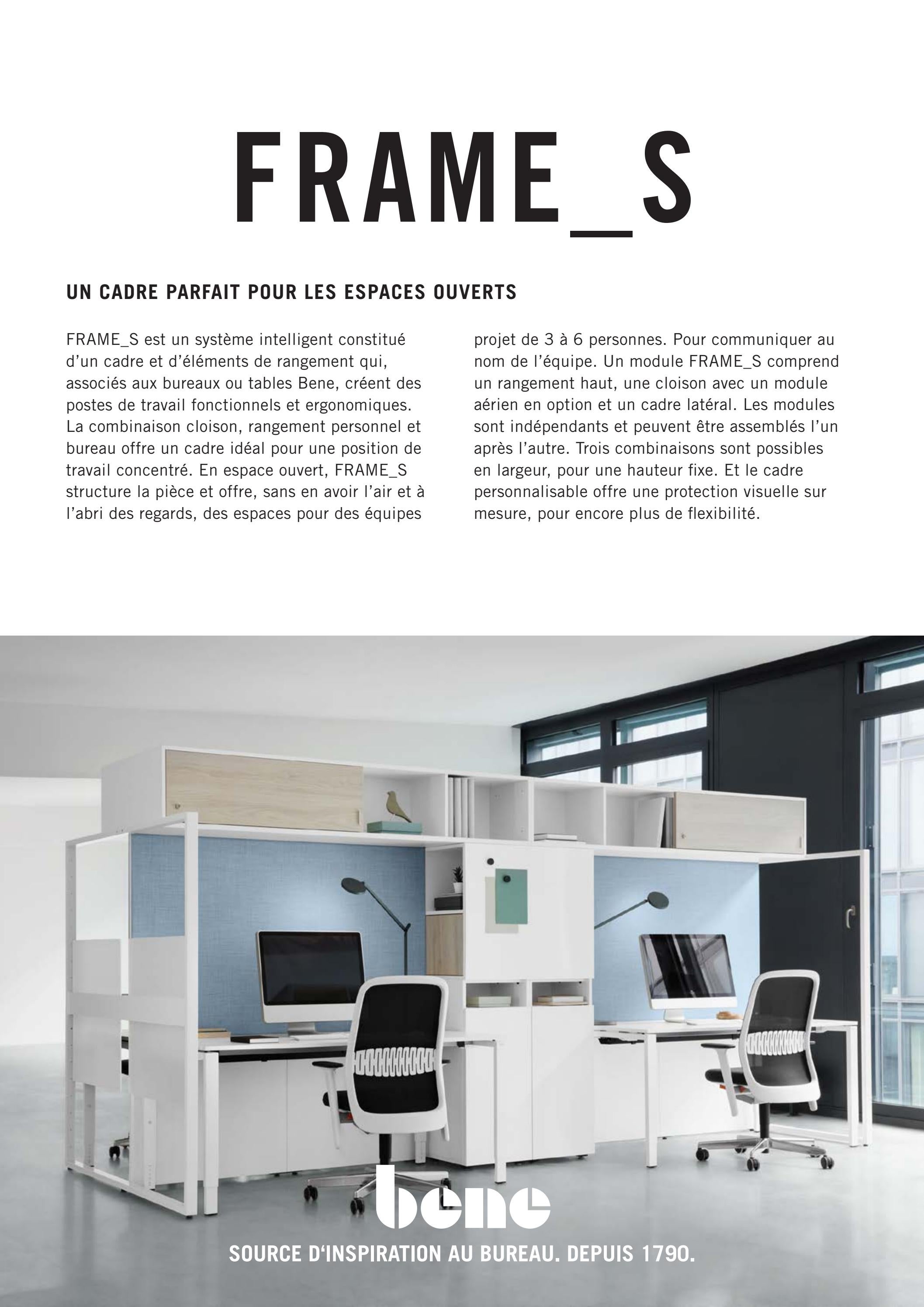 fiche-technique-bene-frame_s by Bene Office - Issuu