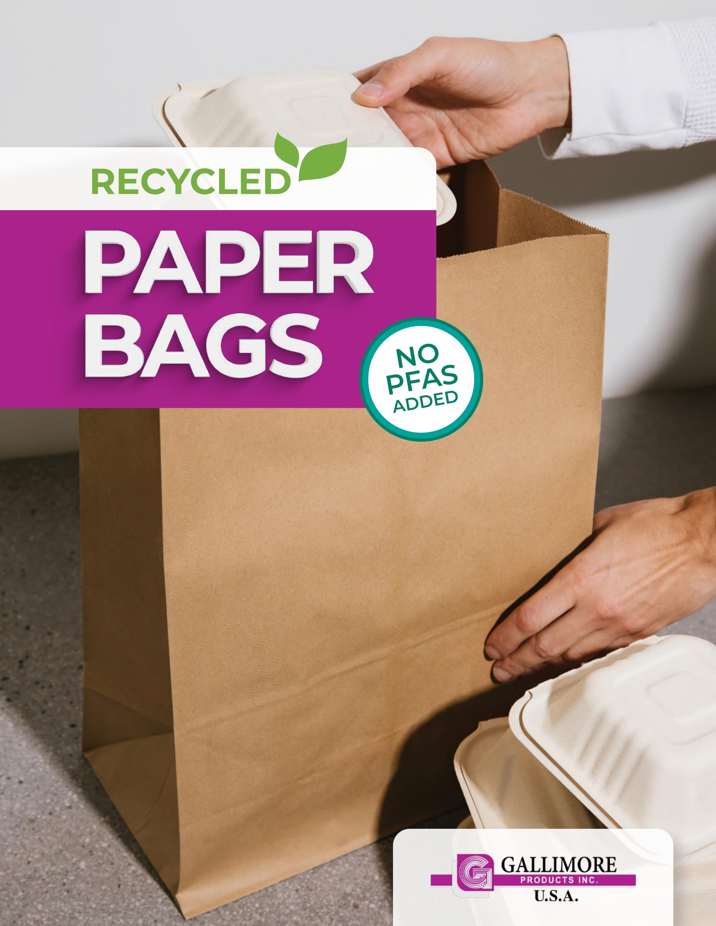 Gallimore USA - GalliPack - Recycled Paper Bags by Gallimore Products ...