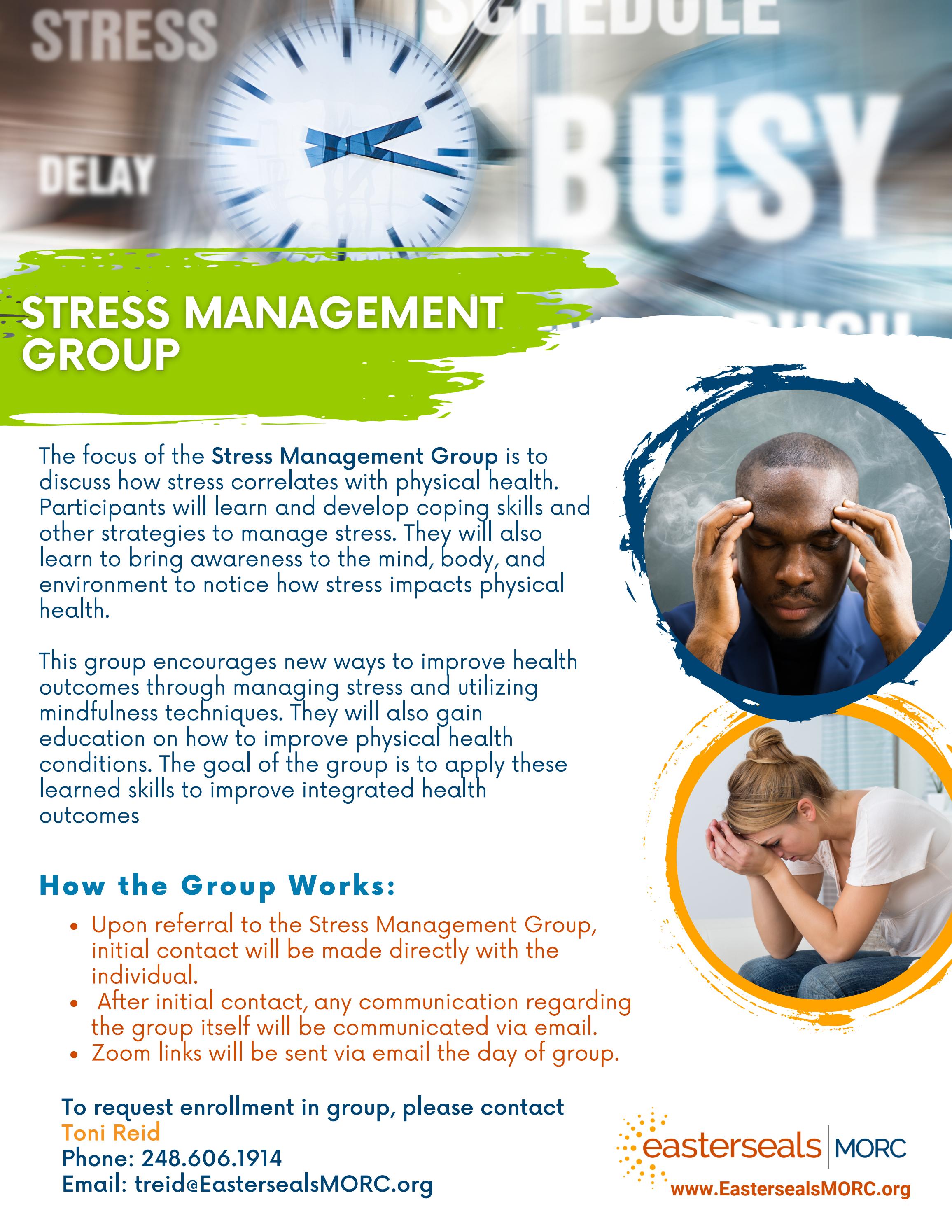 Stress Management Group by Easterseals MORC - Issuu