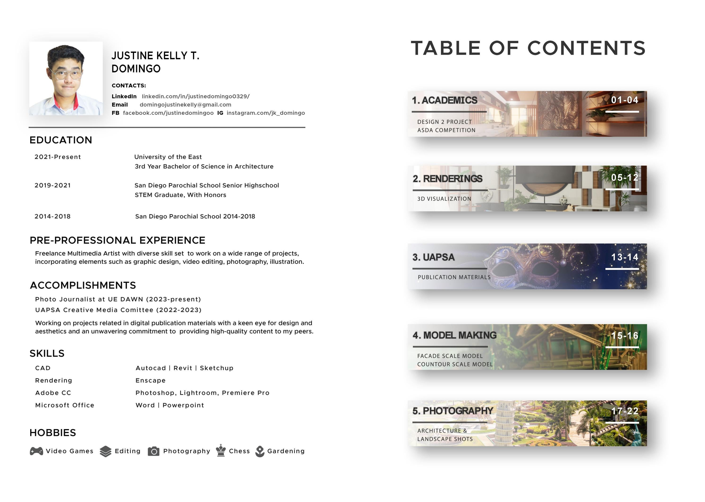 DOMINGO PORTFOLIO by Justine Domingo - Issuu