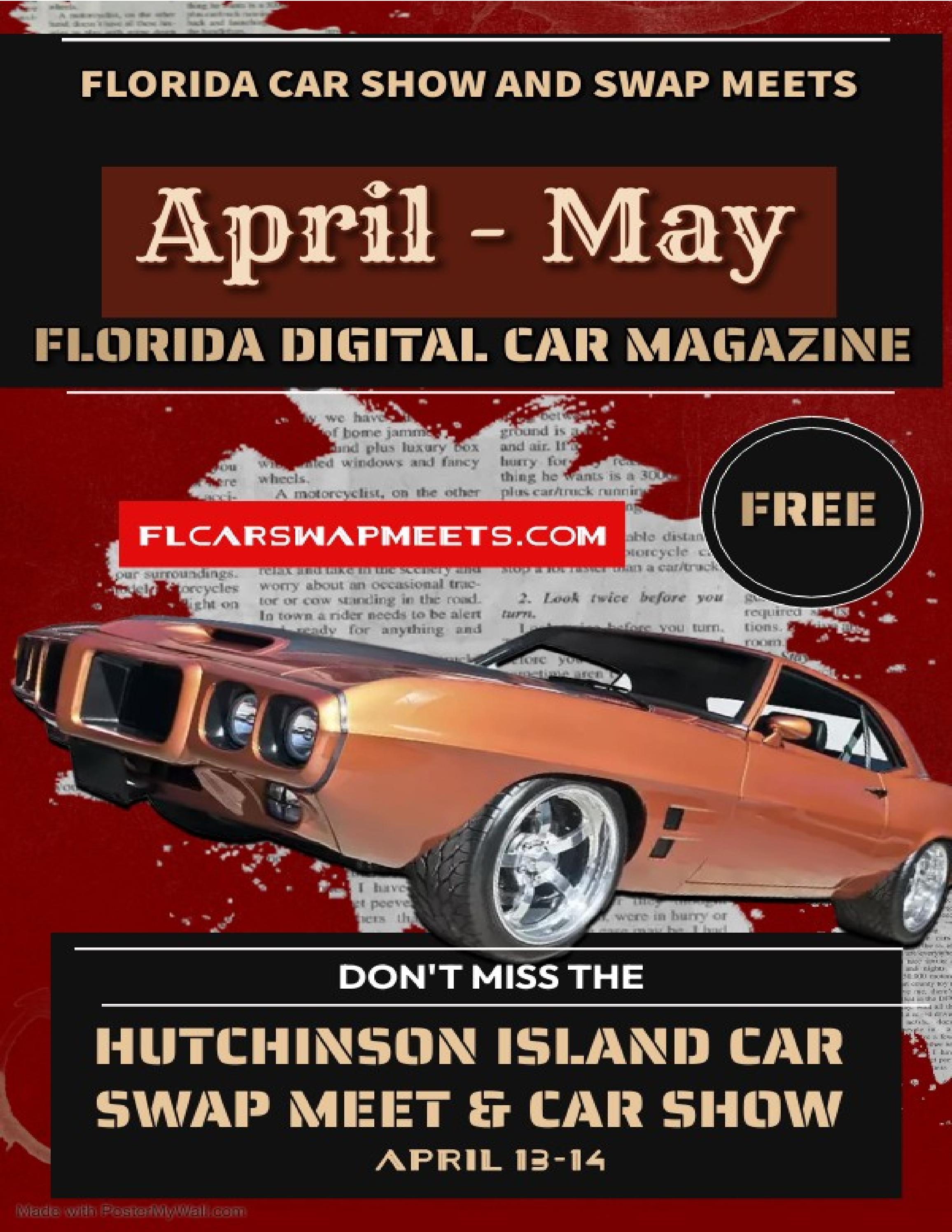 Florida Car Show and Car Events April - May 2024 by Florida Events and ...