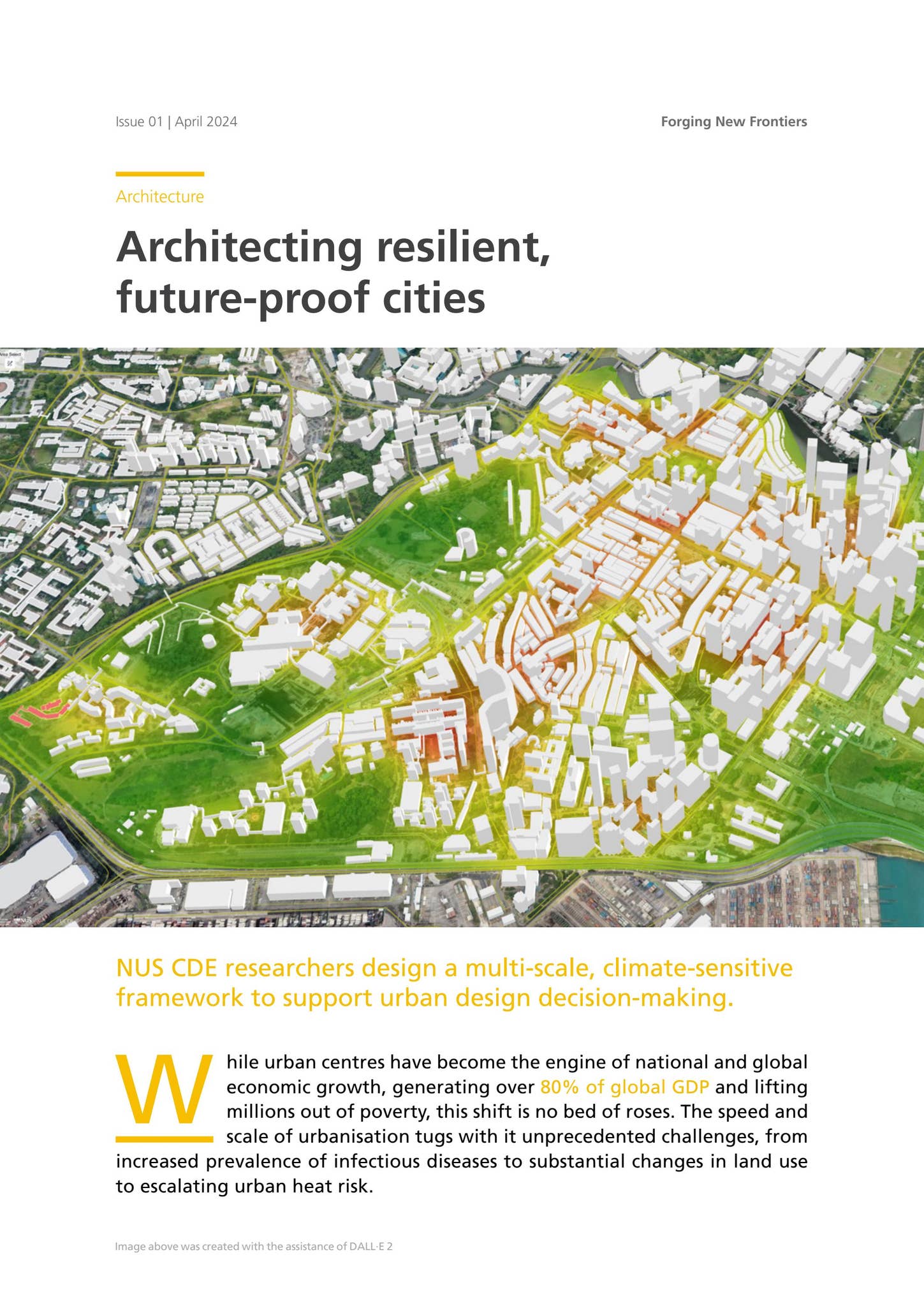 Issue 01 - Architecting resilient, future-proof cities by NUS-CDE - Issuu
