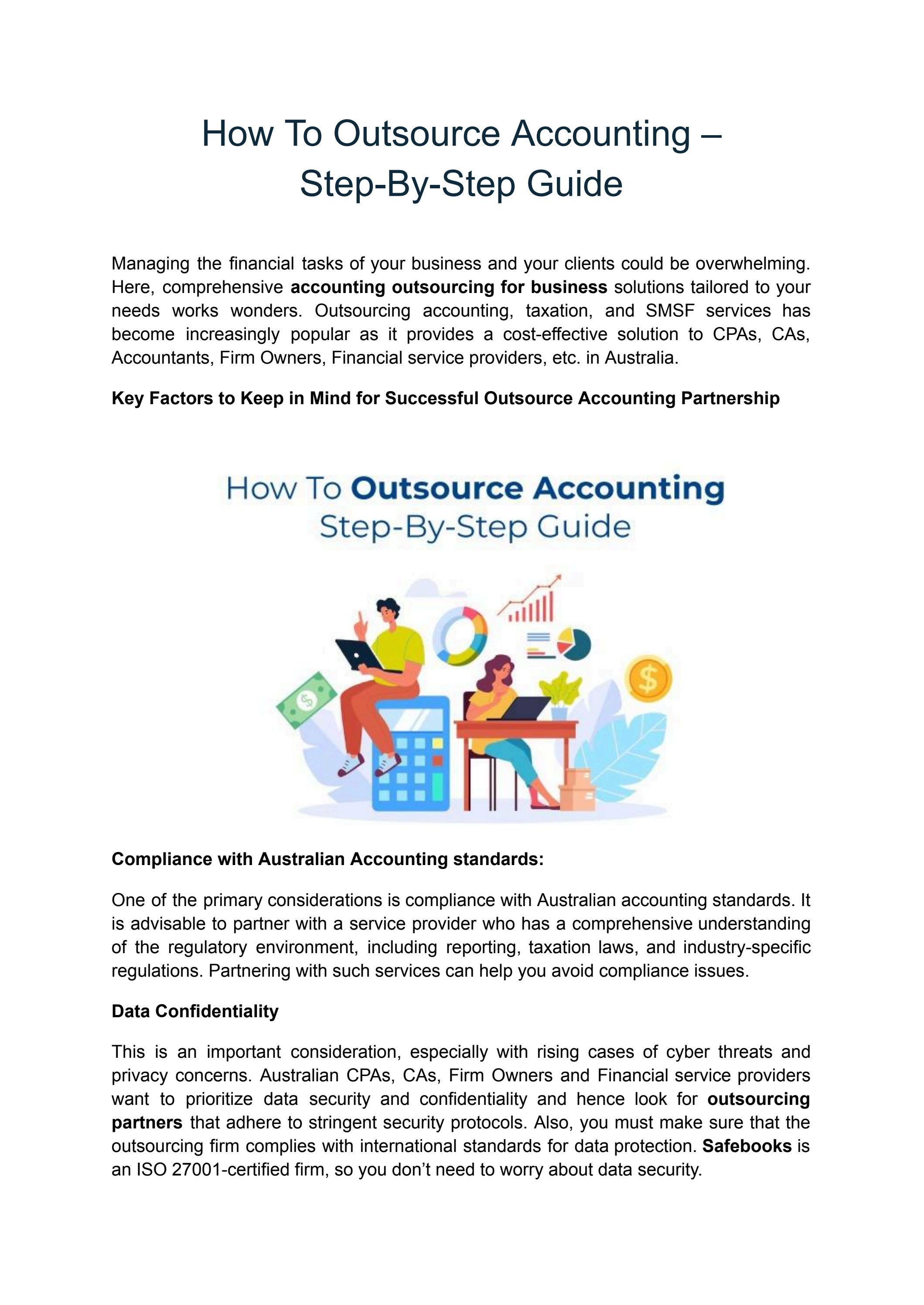 How To Outsource Accounting – Step-By-Step Guide by Safebooks Global ...