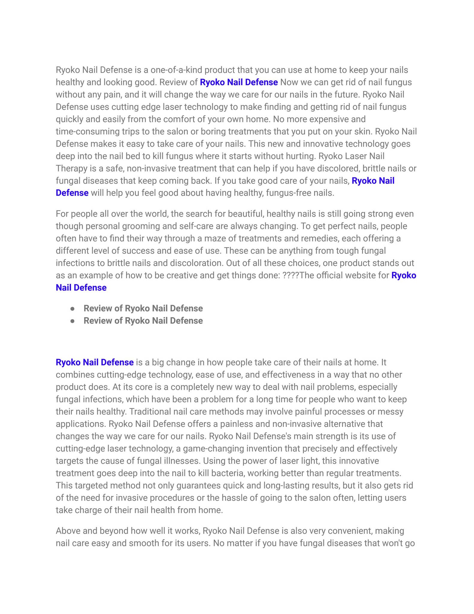 Ryoko Nail Defense Reviews – Worth it? by hujih - Issuu