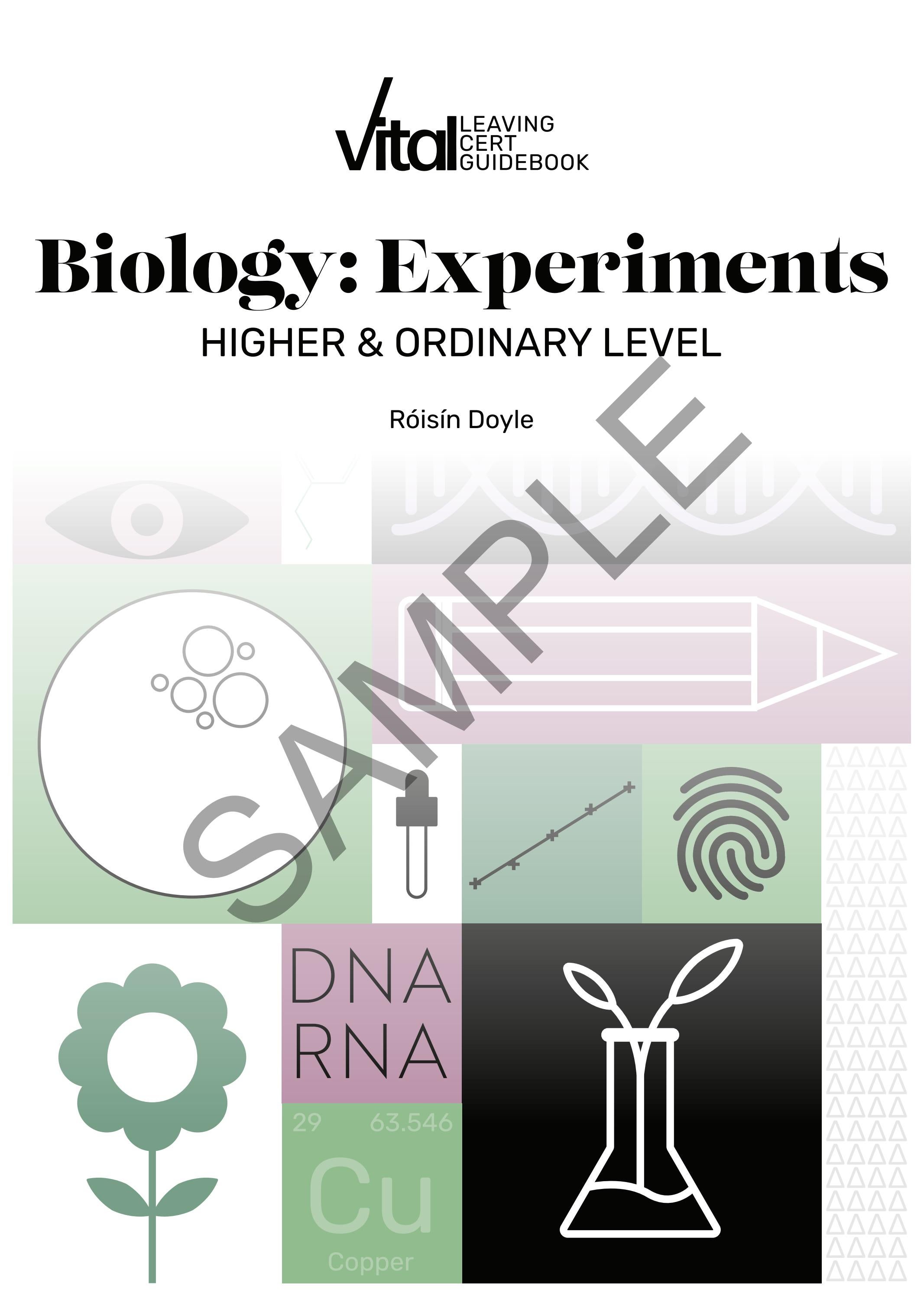 SAMPLE - Vital Leaving Cert Guide - Biology Experiments by The ...