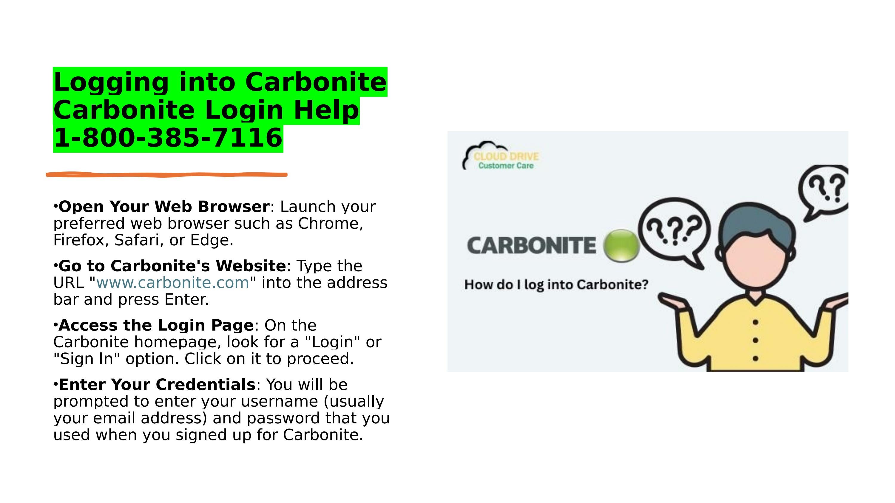 How to Contact Carbonite Helpline Number | Carbonite Login Help 1-800 ...