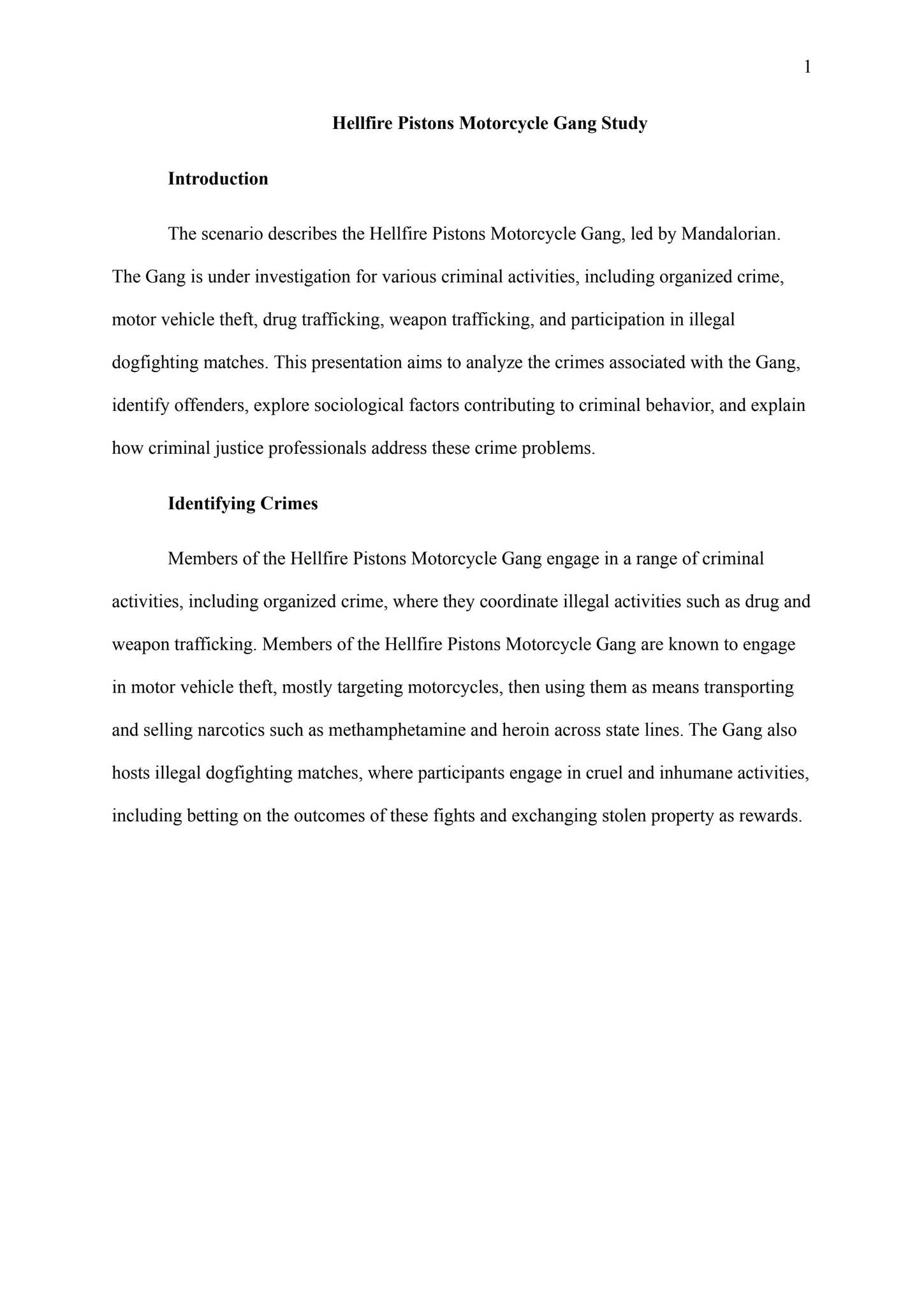 Hellfire Pistons Motorcycle Gang Study by acemyhomework - Issuu