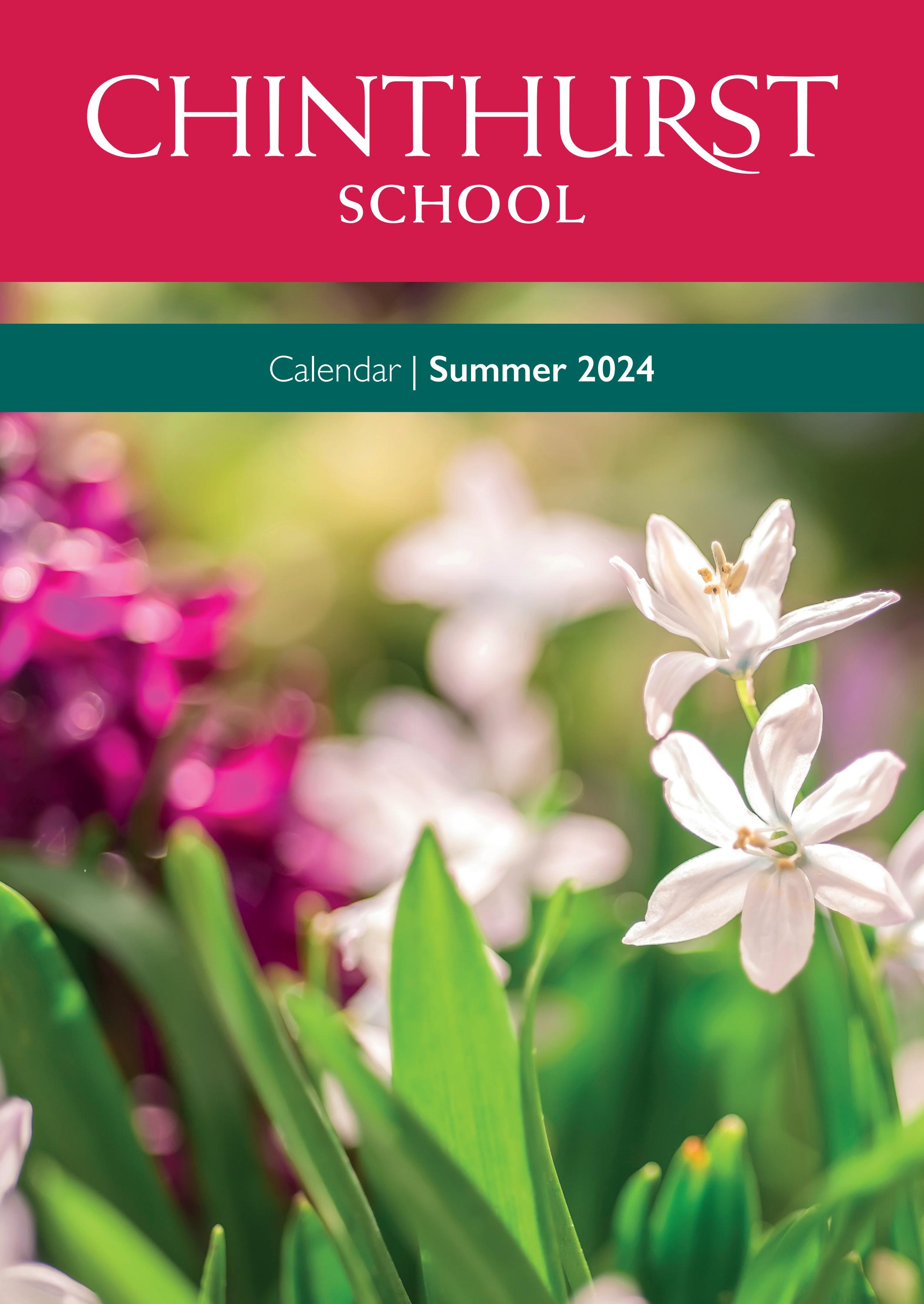 Chinthurst Summer Term Calendar 2024 by Chinthurst School - Issuu