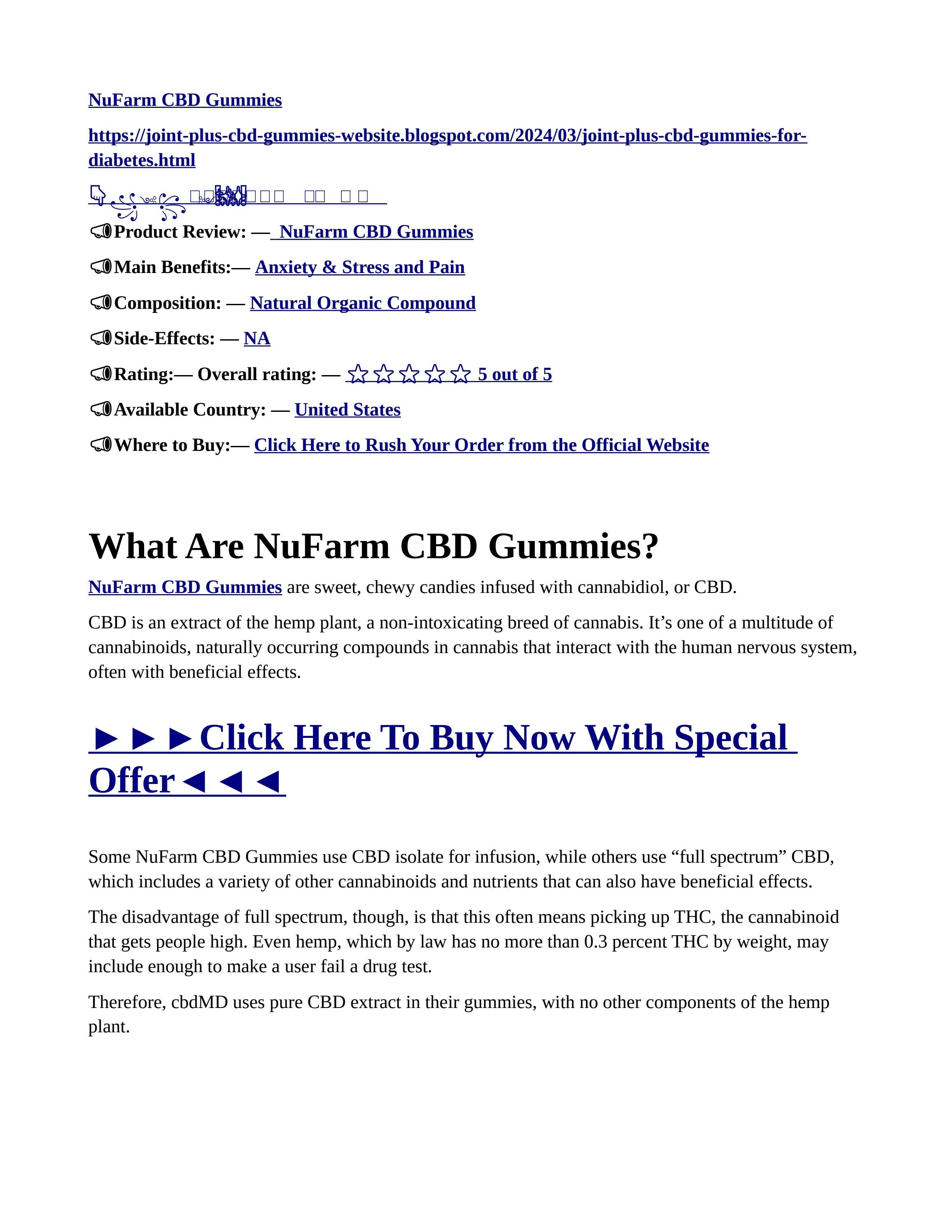 NuFarm CBD Gummies I TOLD THE TRUTH by Bugotaaa - Issuu