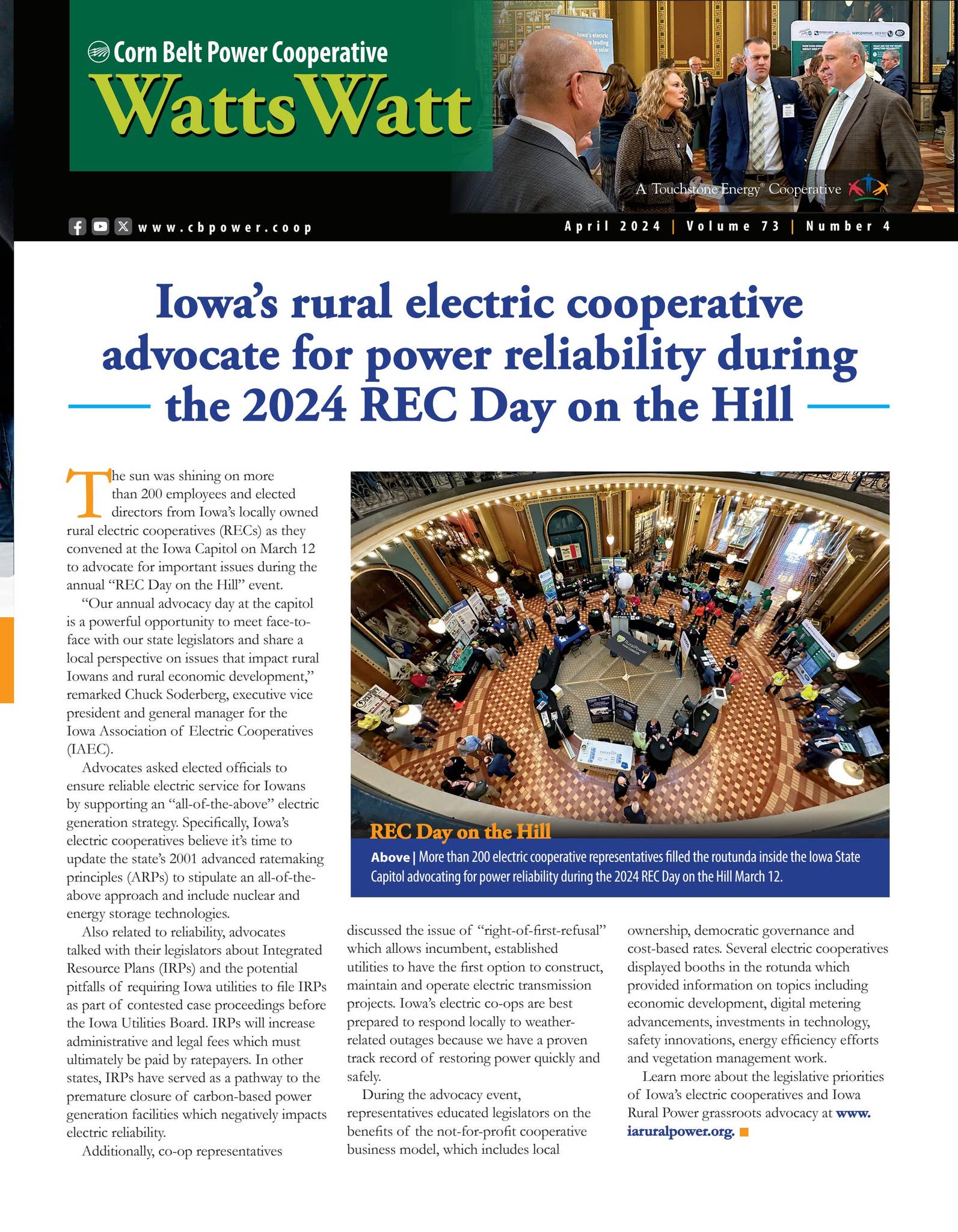 April Watts Watt by cornbeltpowercooperative - Issuu