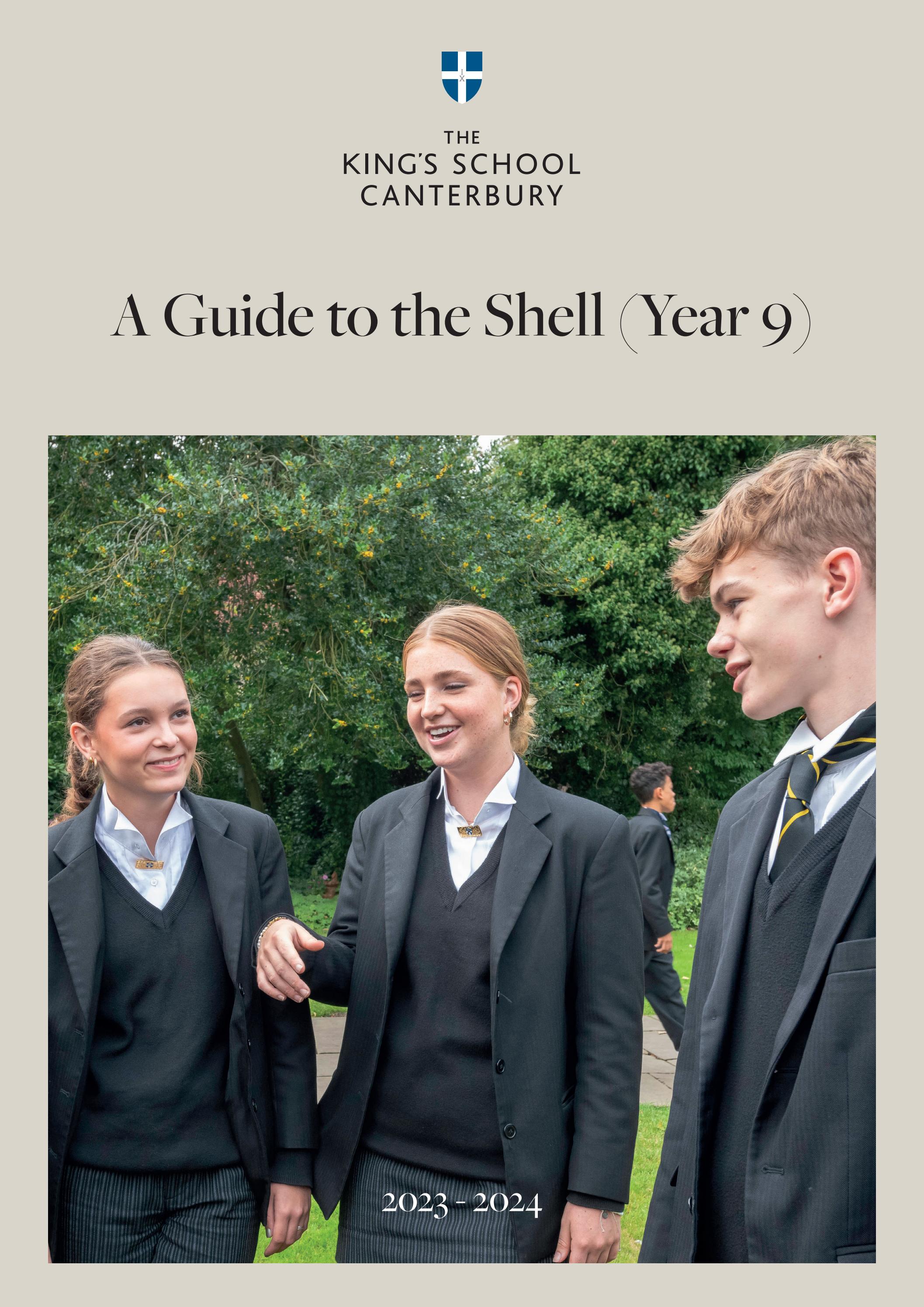A Guide to the Shell (Year 9) - The King's School Canterbury by OKS ...
