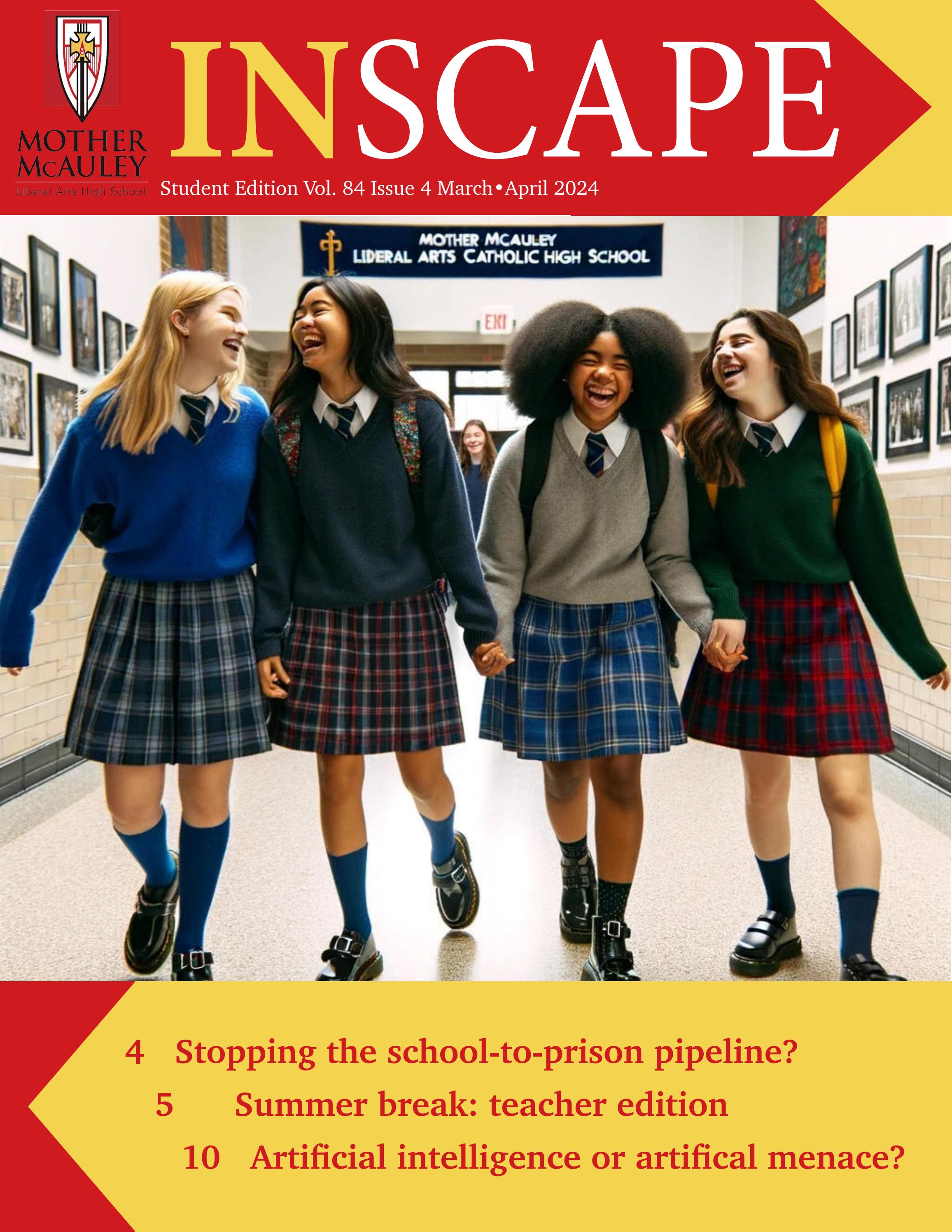 March & April Student Inscape by MotherMcAuley - Issuu