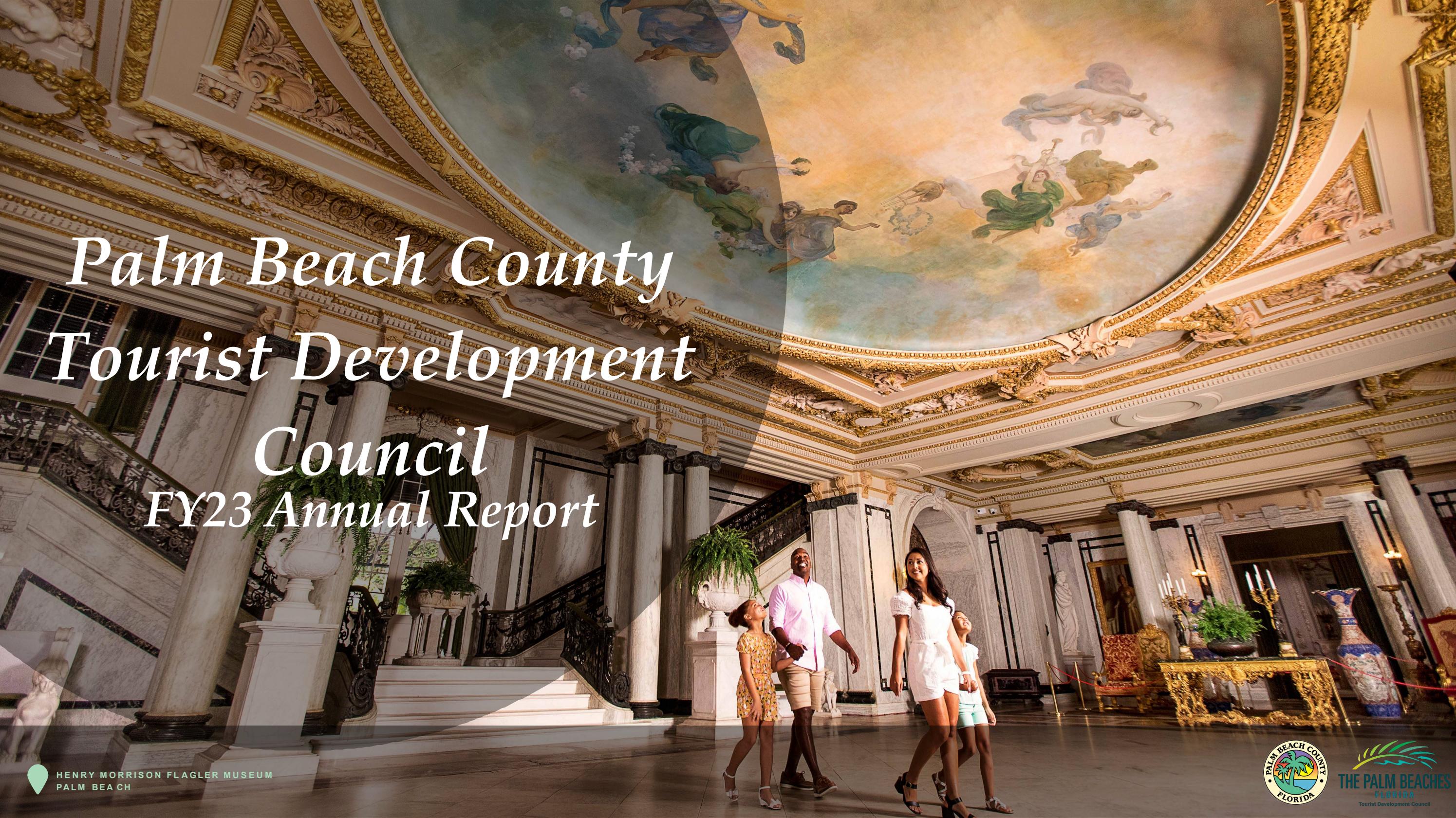 Palm Beach County Tourist Development Council FY23 Annual Report by ...