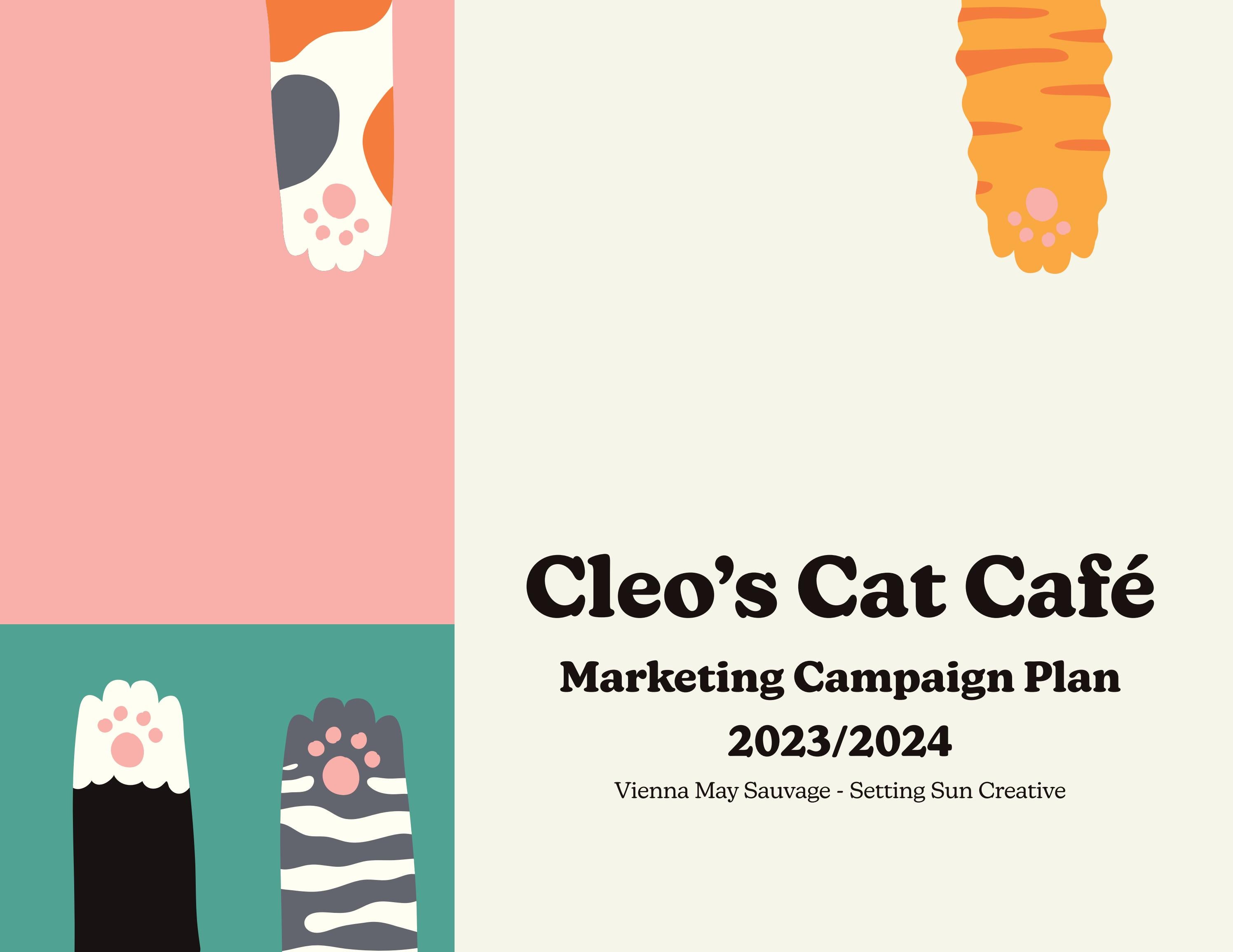 Cleo's Cafe Marketing Guide by Viennamay Sauvage - Issuu