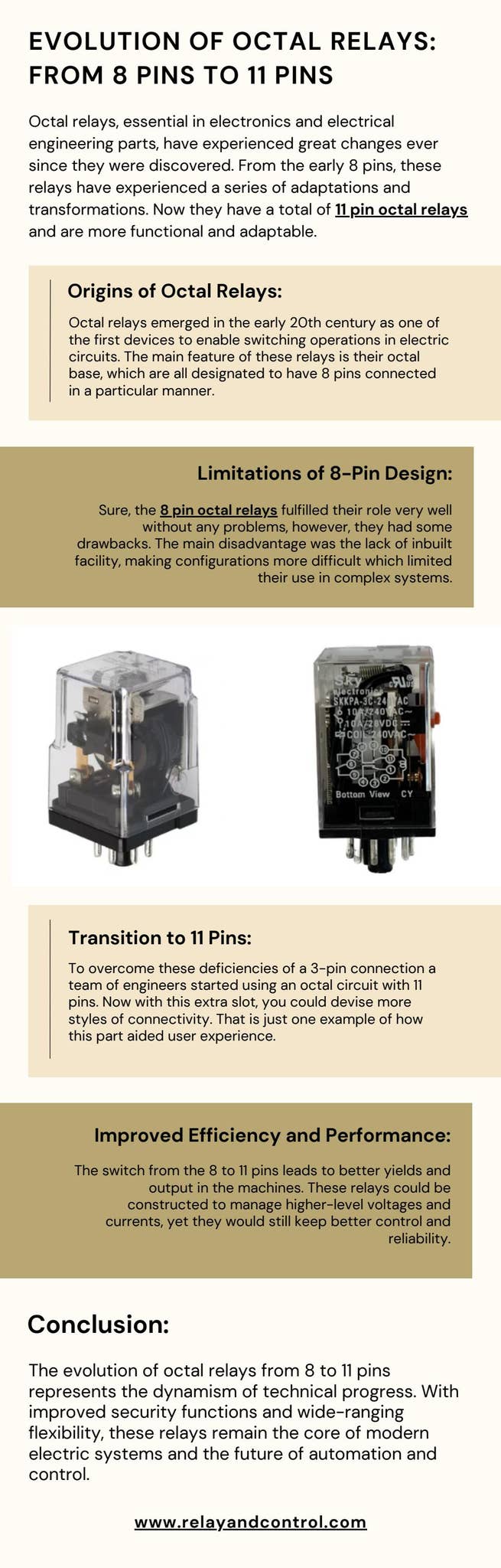 Evolution of Octal Relays From 8 Pins to 11 Pins by Relay and Control Corporation - Issuu