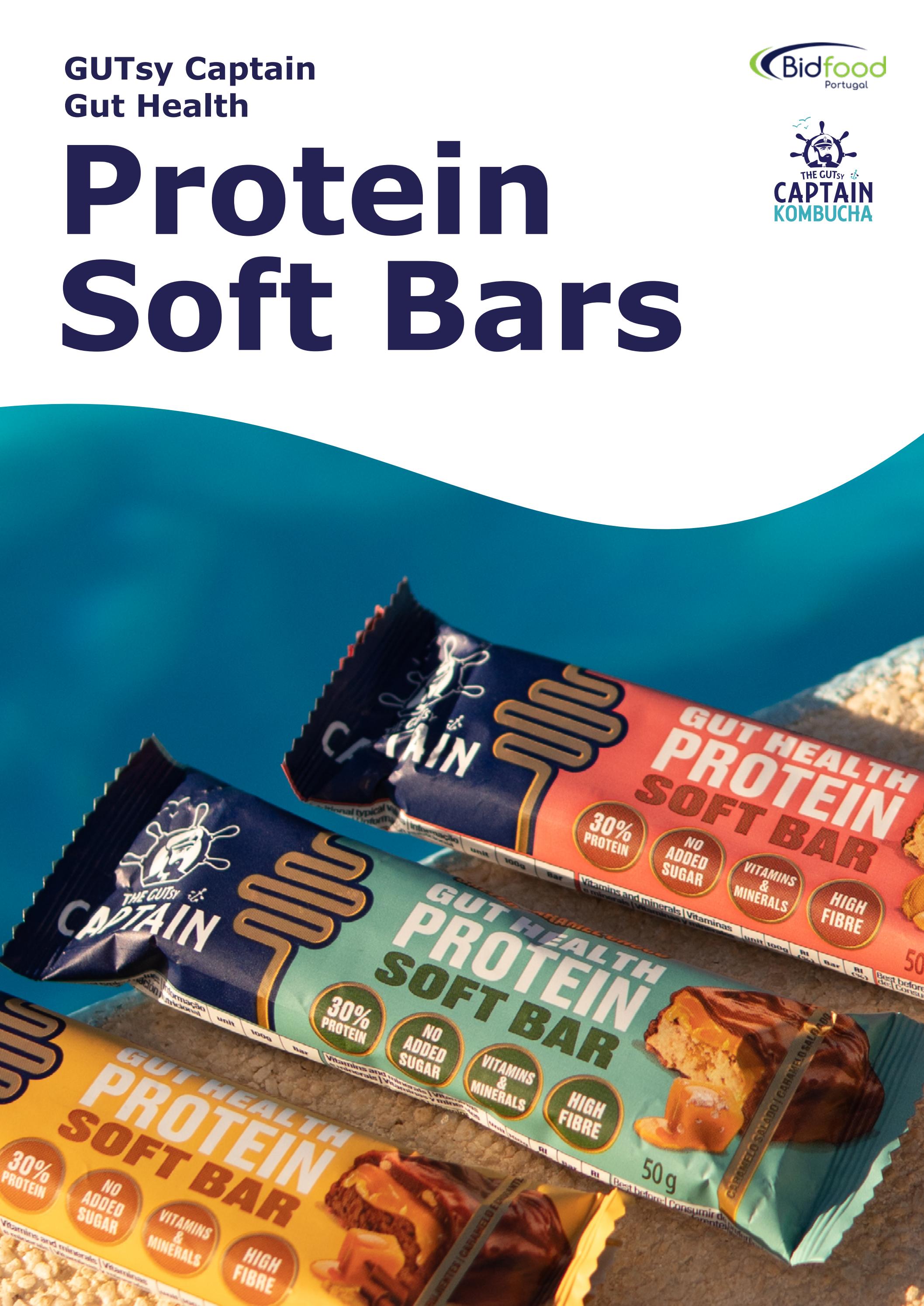 GUTsy Captain Gut Health Protein Soft Bars by Bidfood Portugal - Issuu