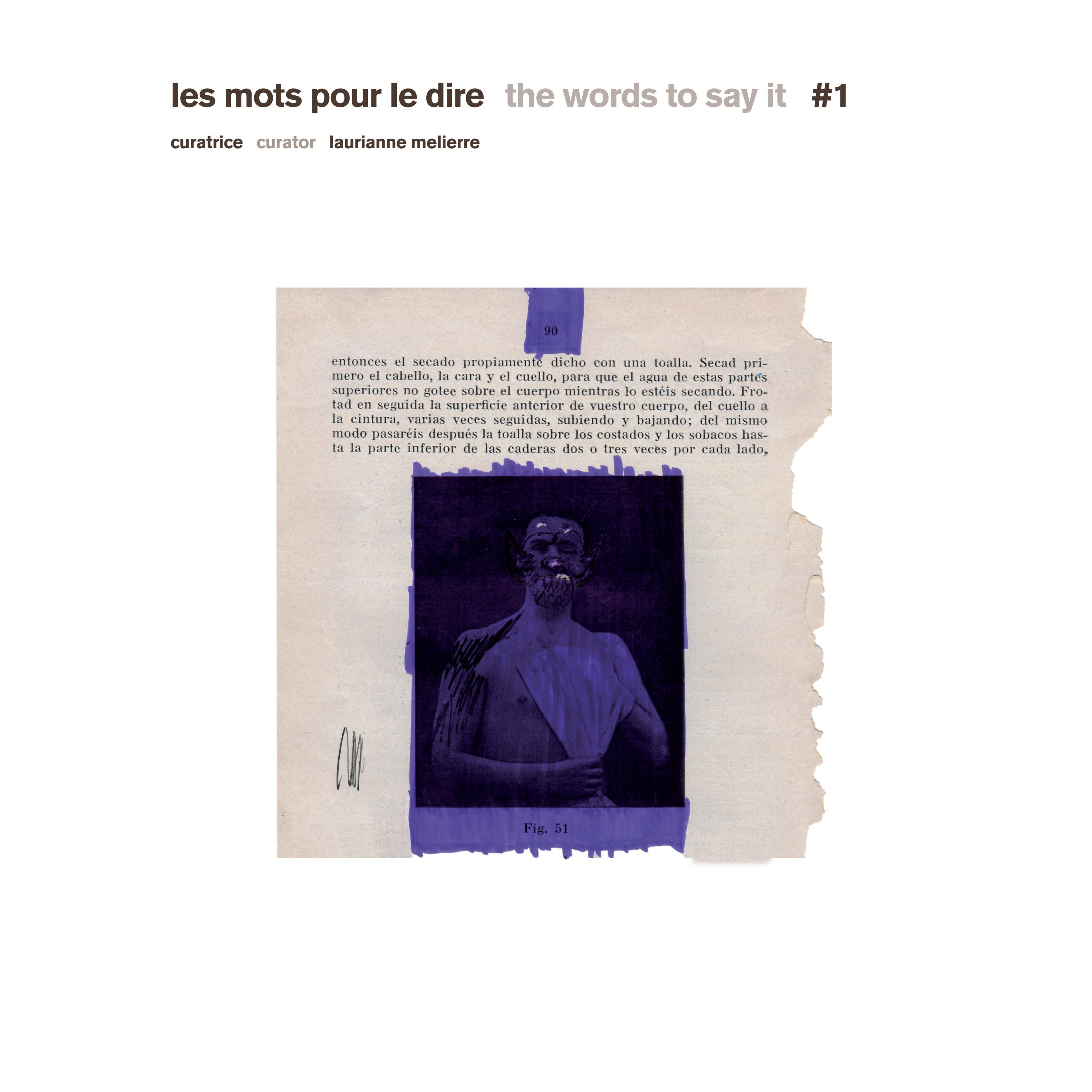 les mots pour le dire #1 by Galerie Christian Berst - Issuu