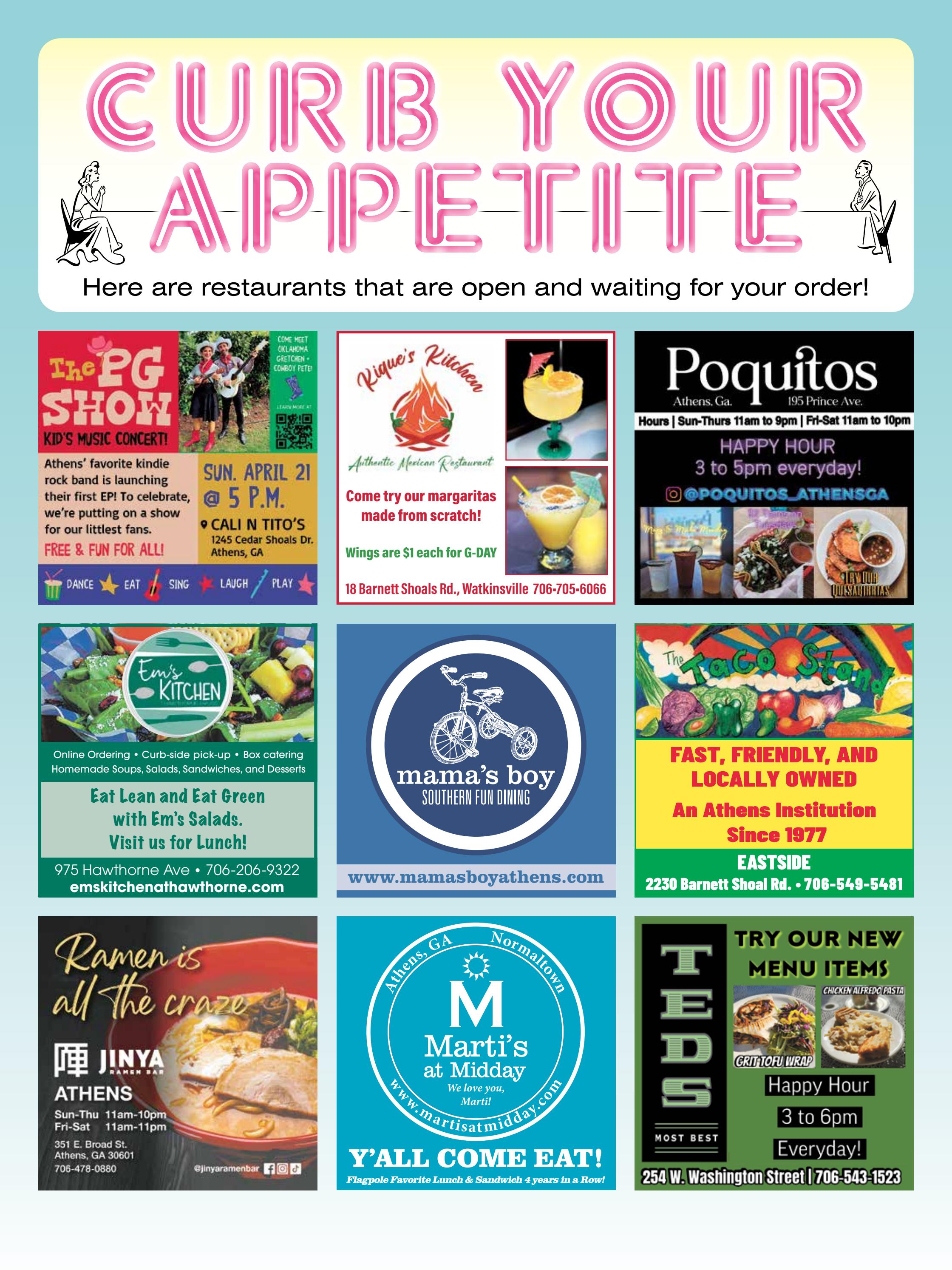 Curb Your Appetite 04-10-24 by Flagpole Magazine - Issuu