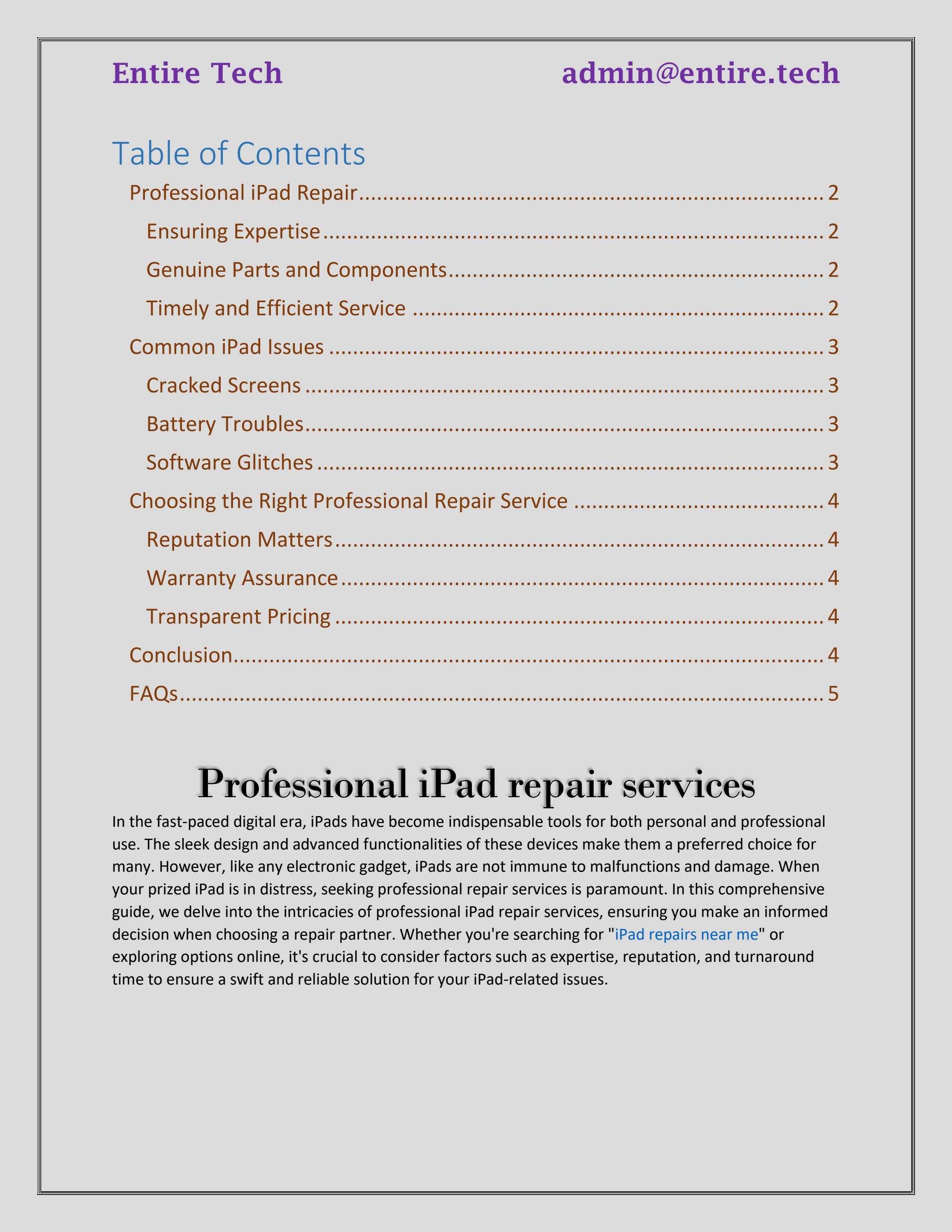 Professional iPad repair services by Web Cures Digtal - Issuu