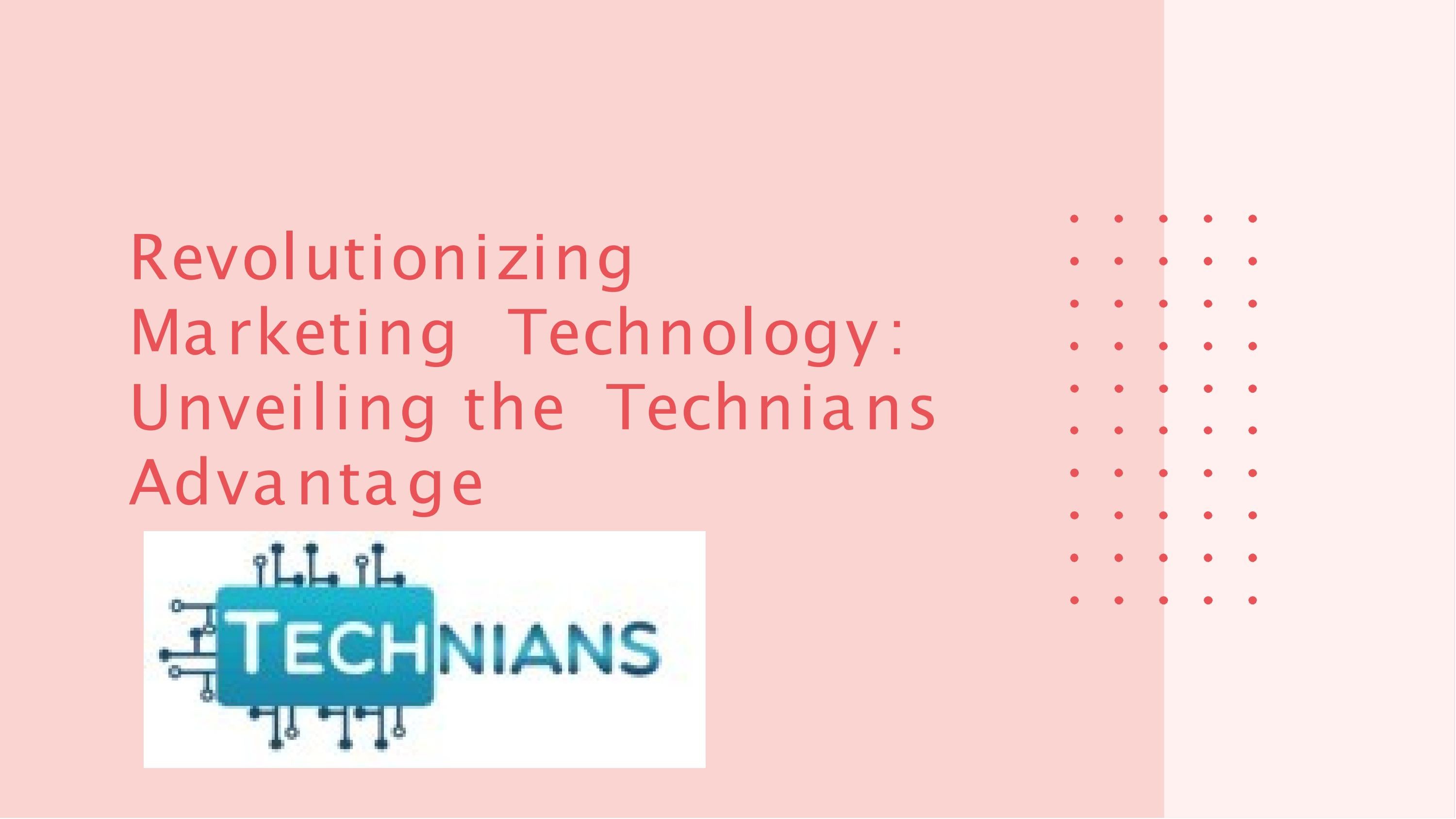 Technians: Marketing Tech Agency to Supercharge Your Growth by ...