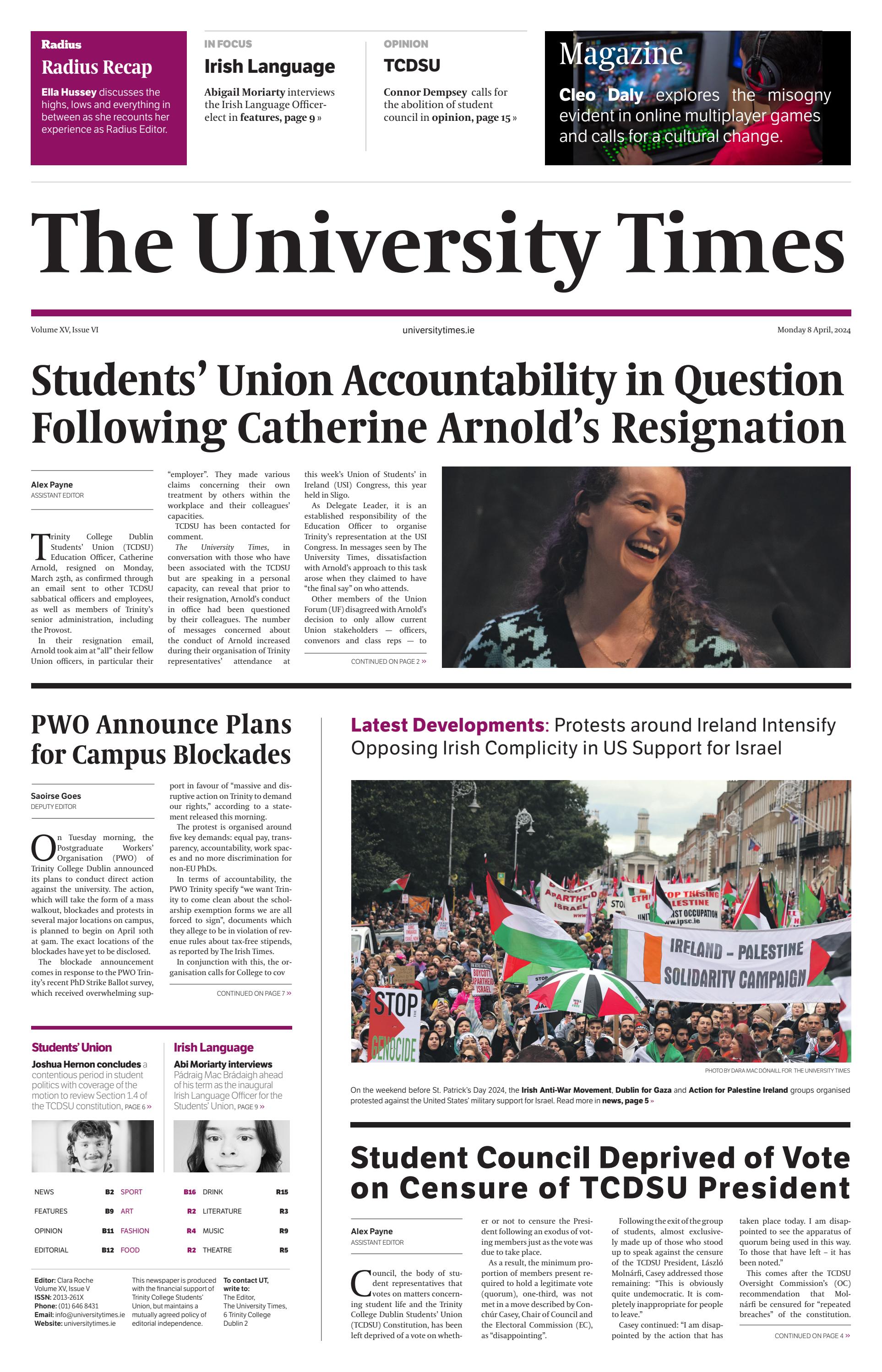 UT Broadsheet 8/4 by The University Times - Issuu