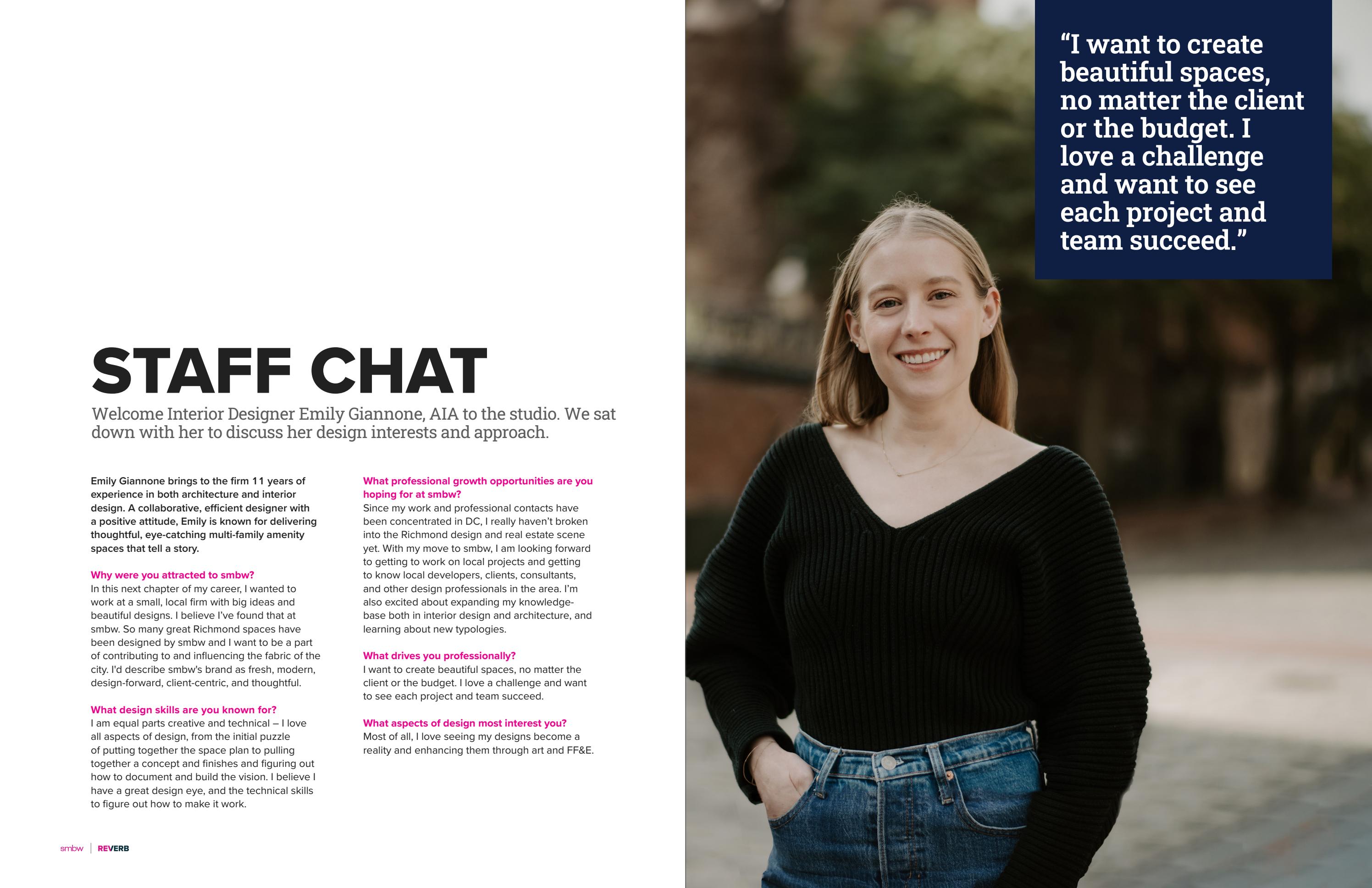 Emily Giannone Staff Chat by Smbwarchitects - Issuu