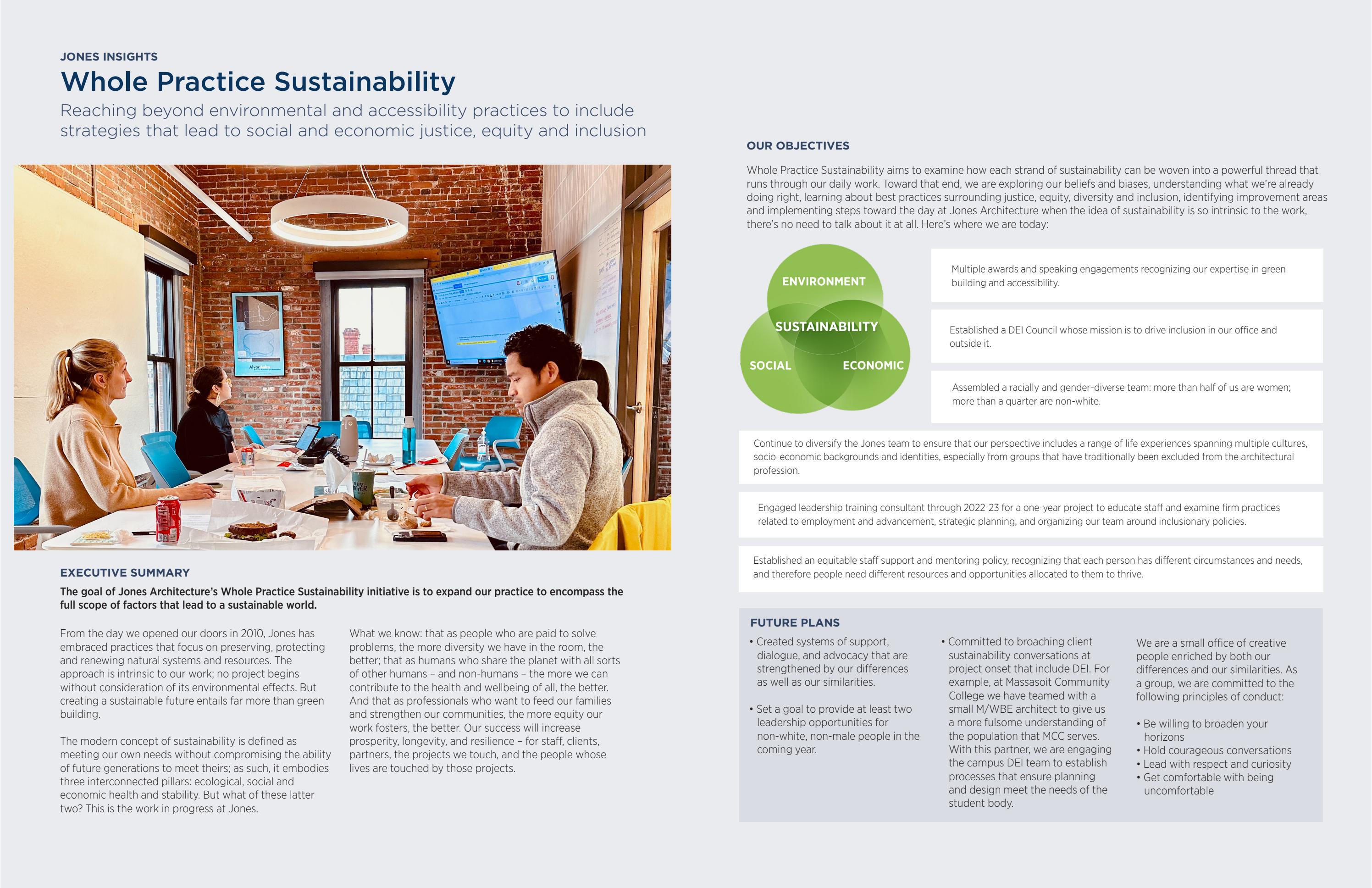Insight - Whole Practice Sustainability by Jones Architecture Inc. - Issuu