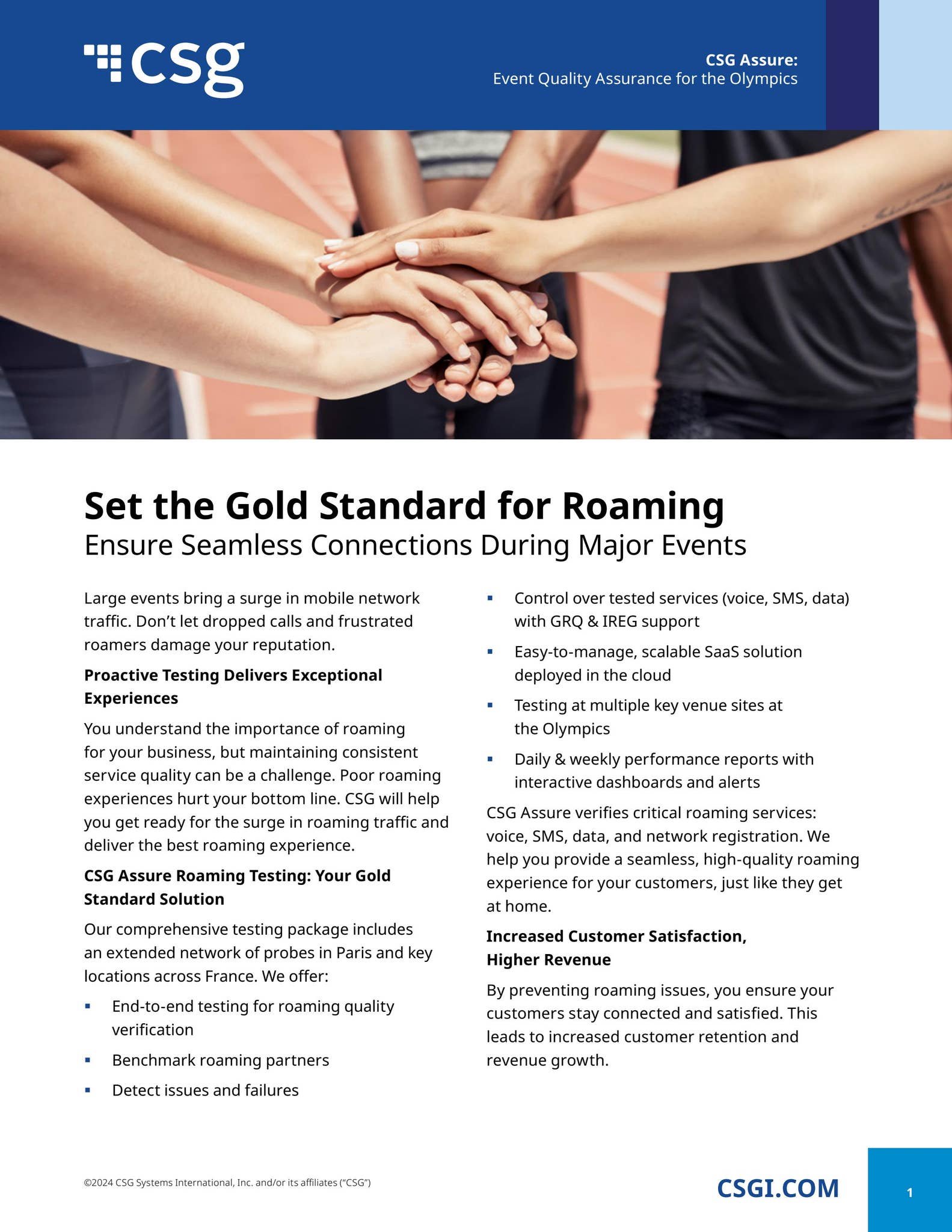 CSG Assure: Event Quality Assurance for the Olympics by CSG Systems - Issuu