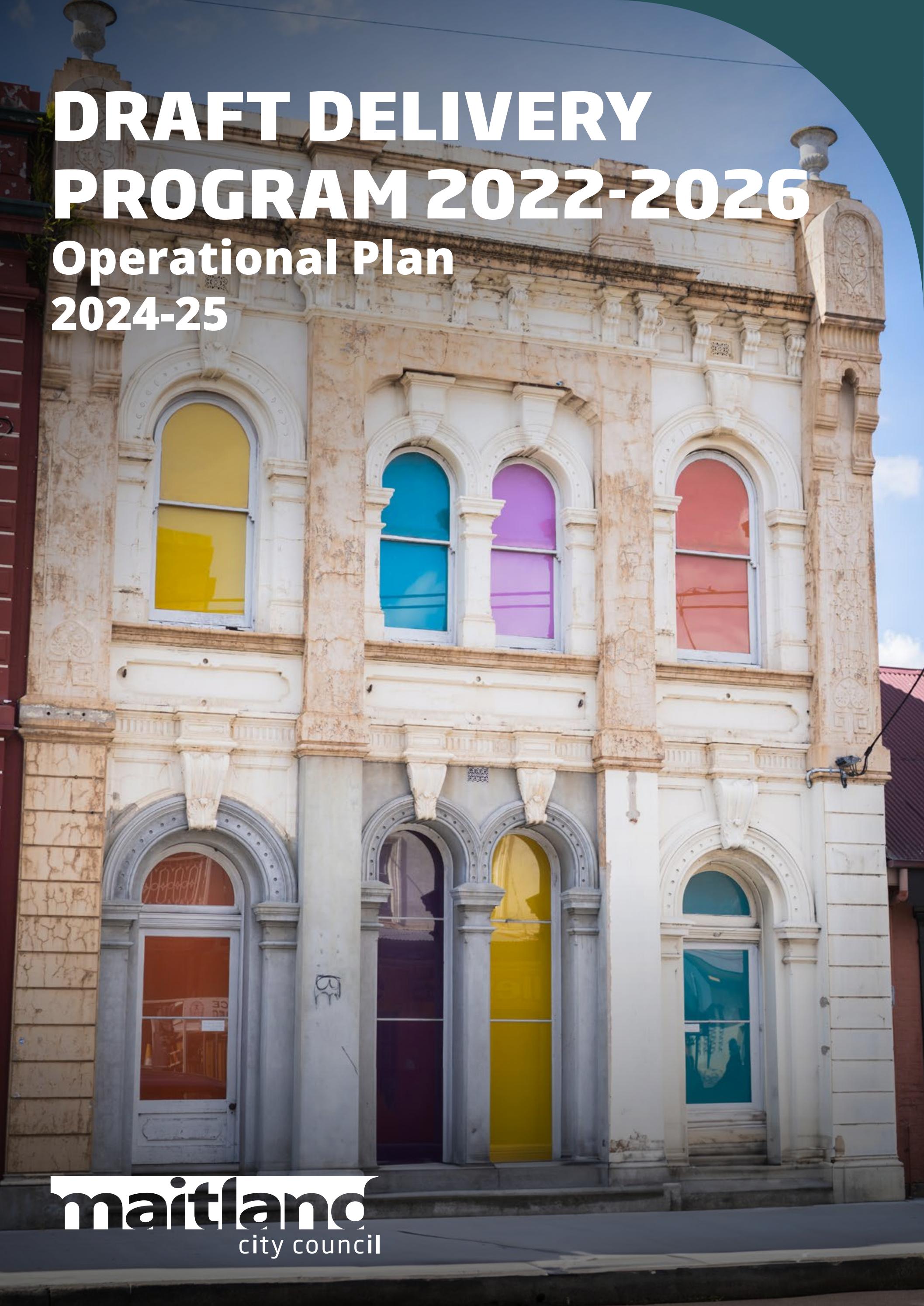 Draft Operational Plan 2024-25 by Maitland City Council - Issuu