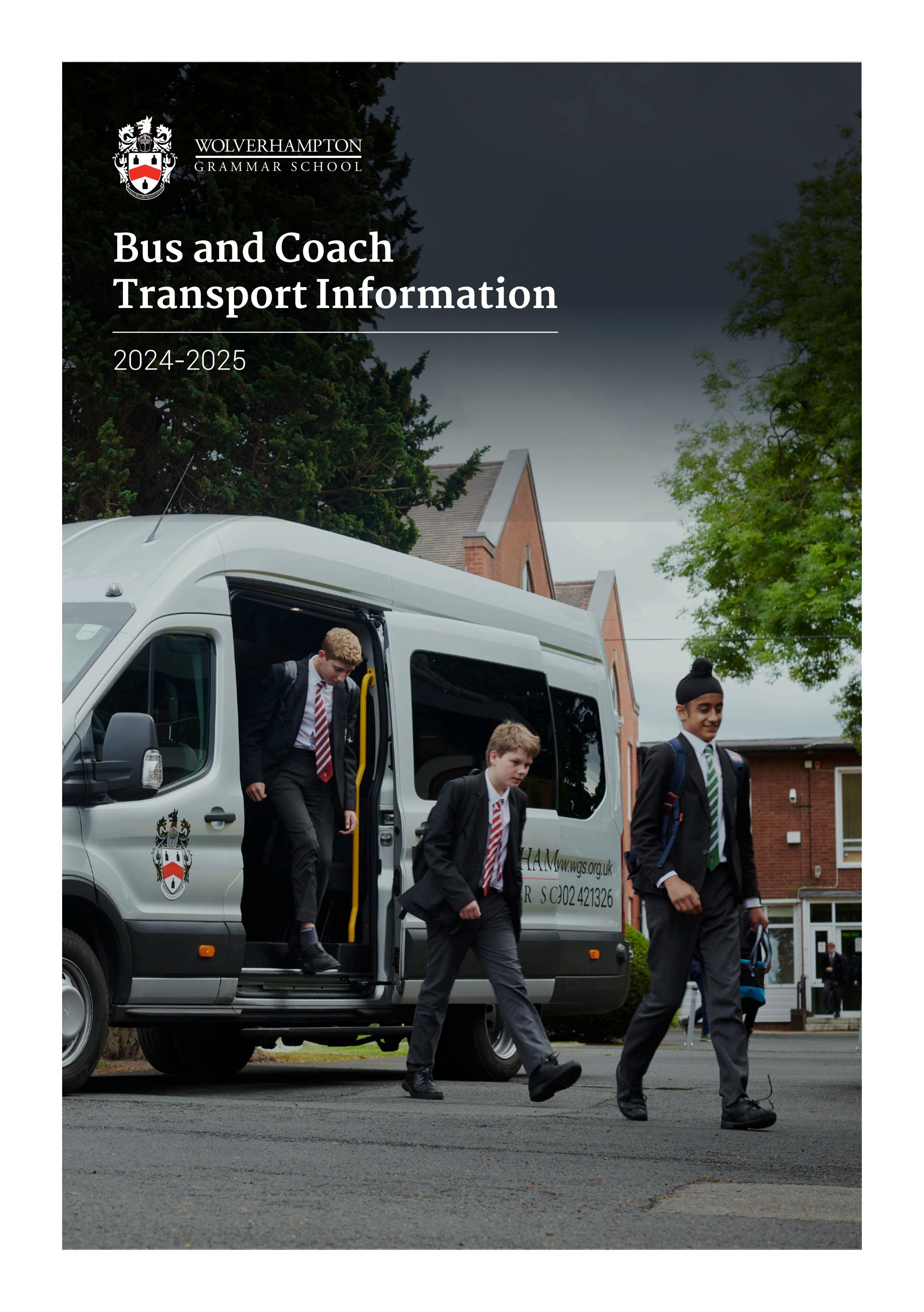 WGS School Transport Booklet 2024-2025 by Wolverhampton Grammar School ...