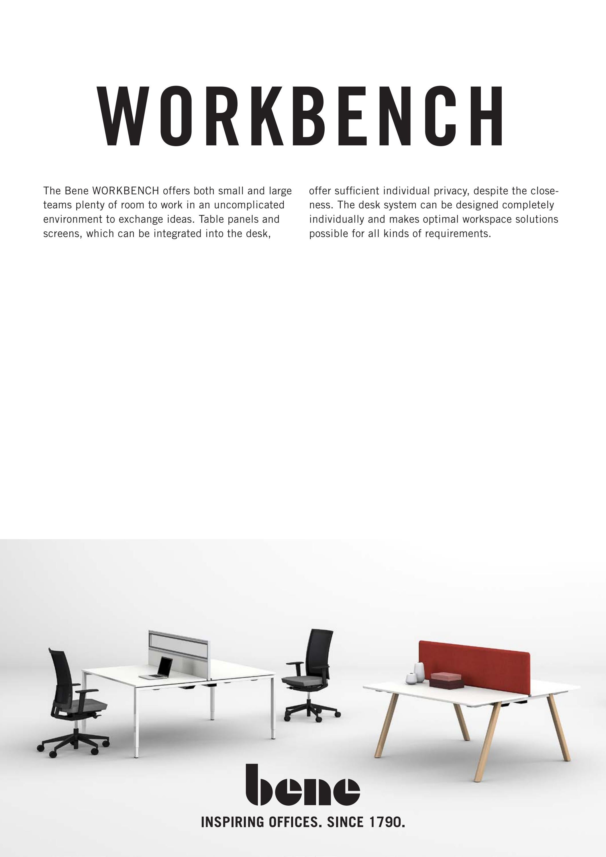 product-data-sheet-bene-workbench by Bene Office - Issuu