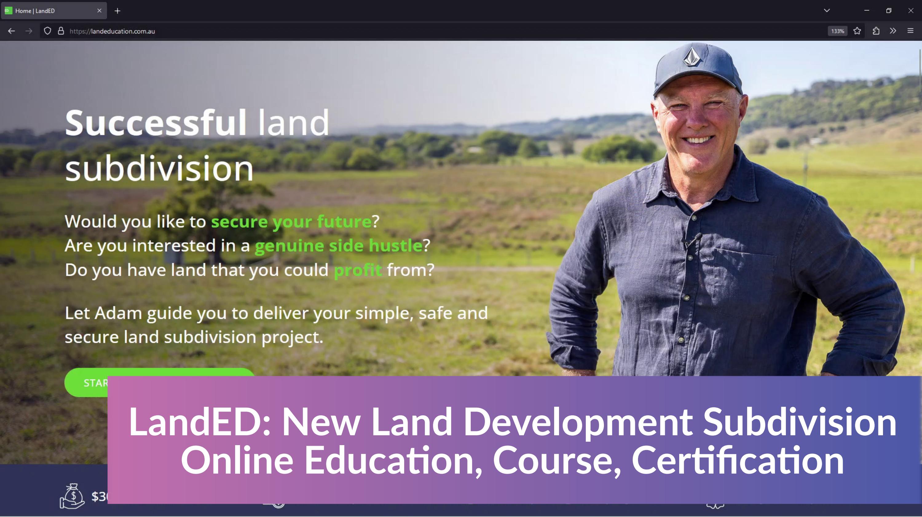 Adam Leach Launches LandED: Online Education Course for Land ...