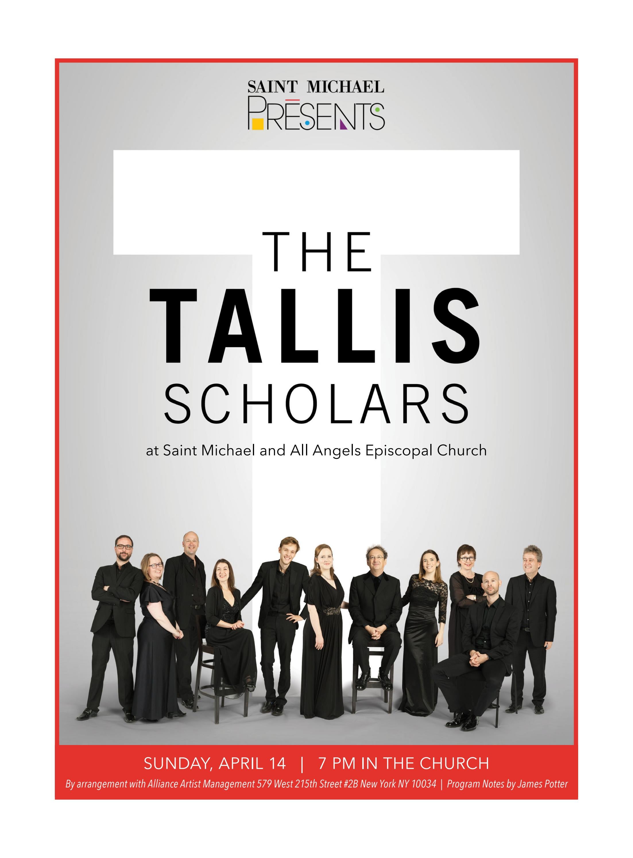 APR. 14 | 7 PM Saint Michael Presents: The Tallis Scholars by Saint ...