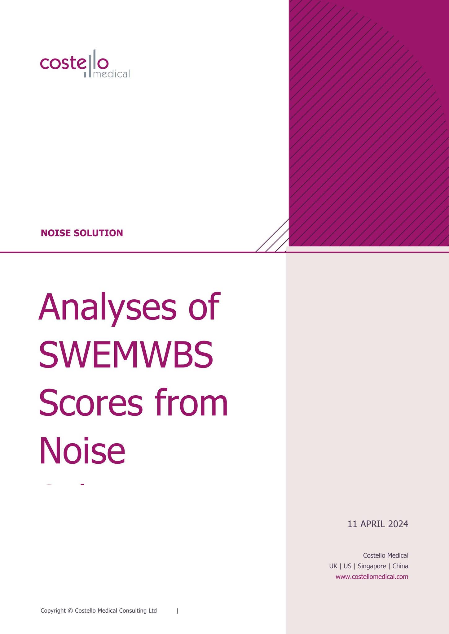 Analyses of 2024 SWEMWBS scores by Costello Medical by noisesolutionuk ...
