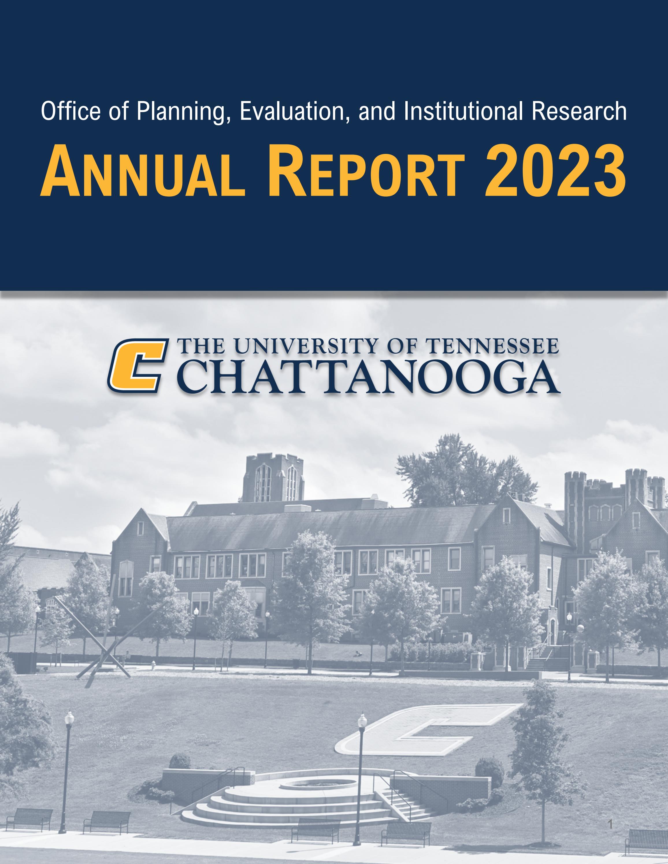 OPEIR Annual Report 2023 by The University of Tennessee at Chattanooga ...