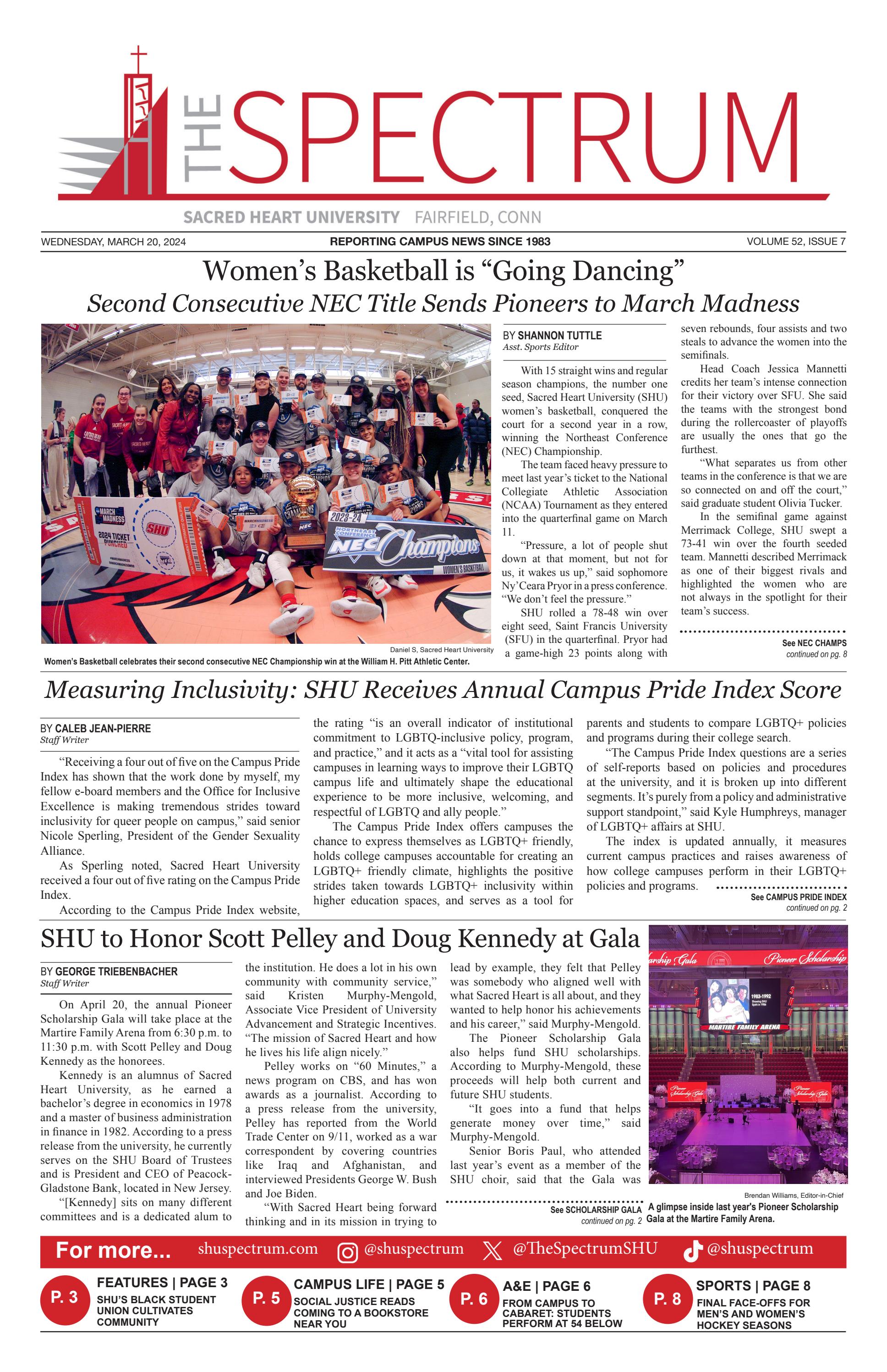 The Spectrum Newspaper, March 20, 2024 by SHUSpectrum - Issuu