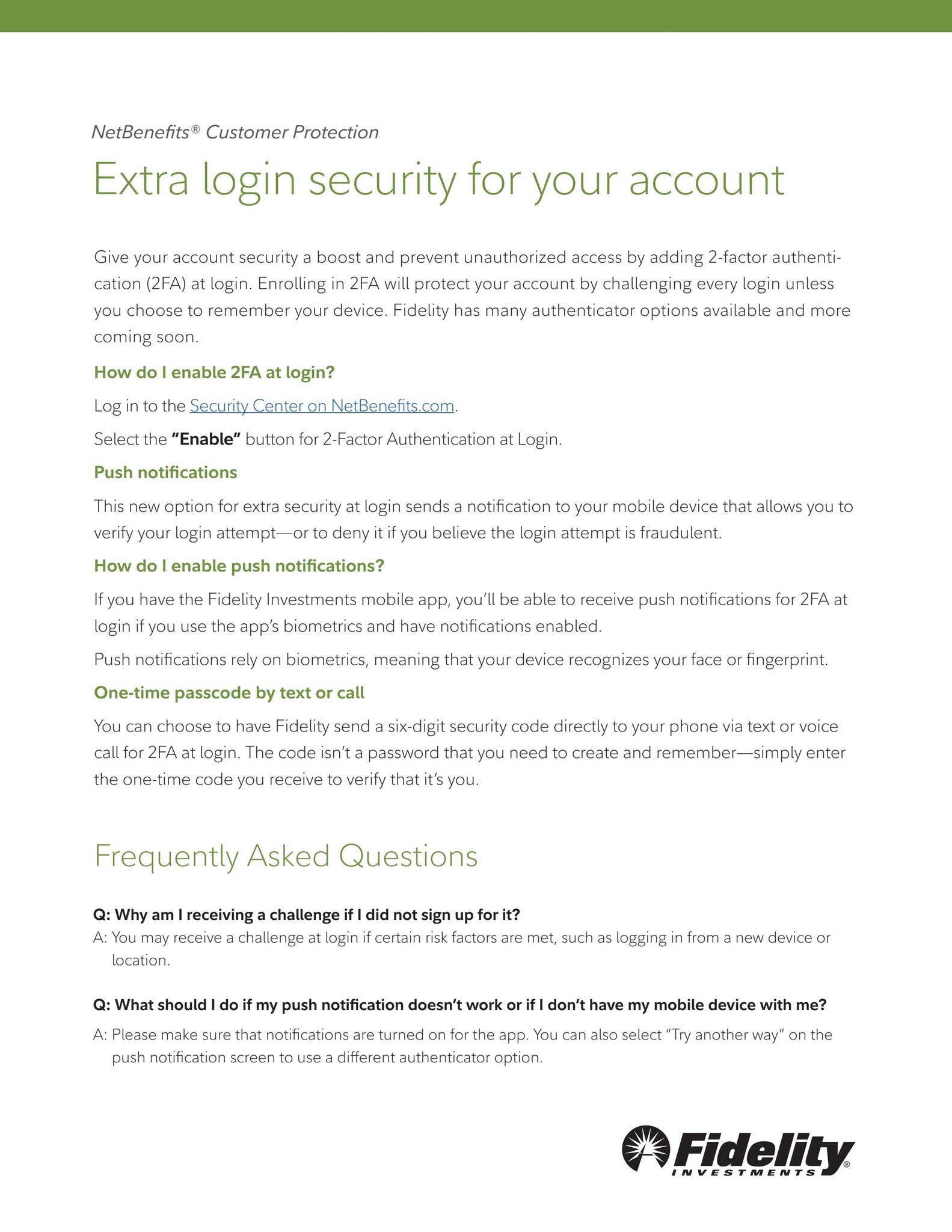 Fidelity 2-Factor Authentication by chguenther - Issuu