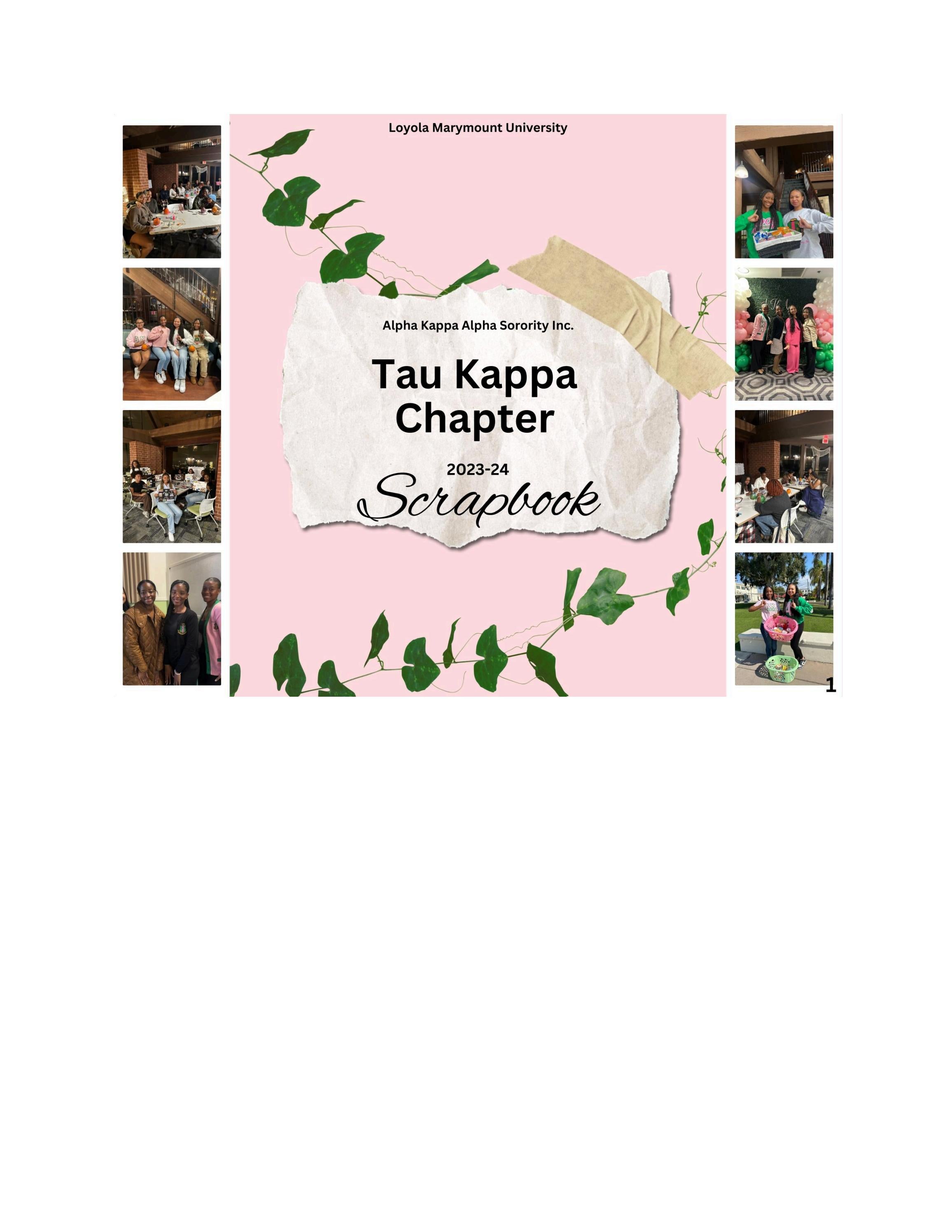 Scrapbook_Tau Kappa by AKA Far Western Region - Issuu