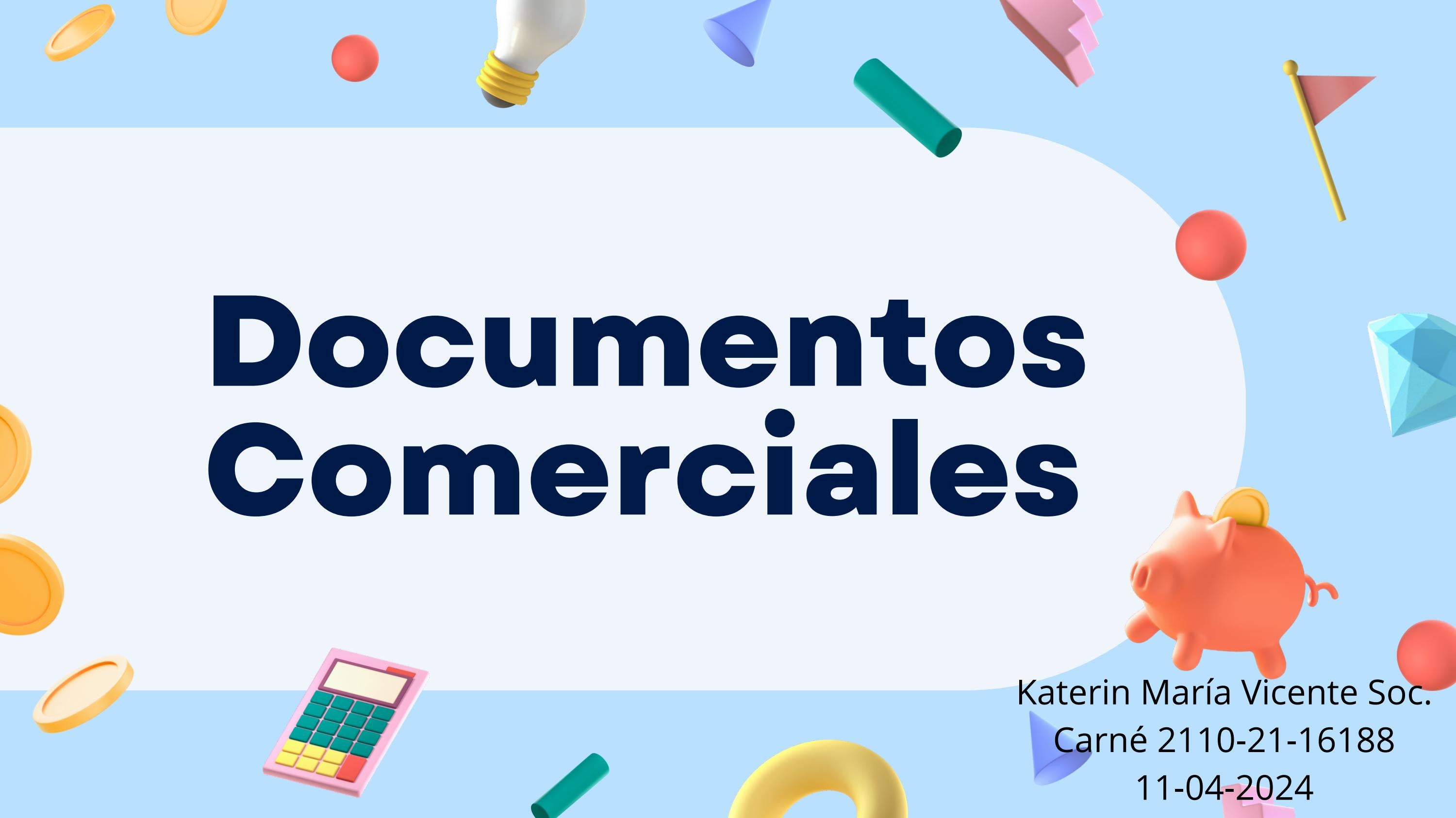Documentos comerciales by KATERIN MARIA VICENTE SOC - Issuu