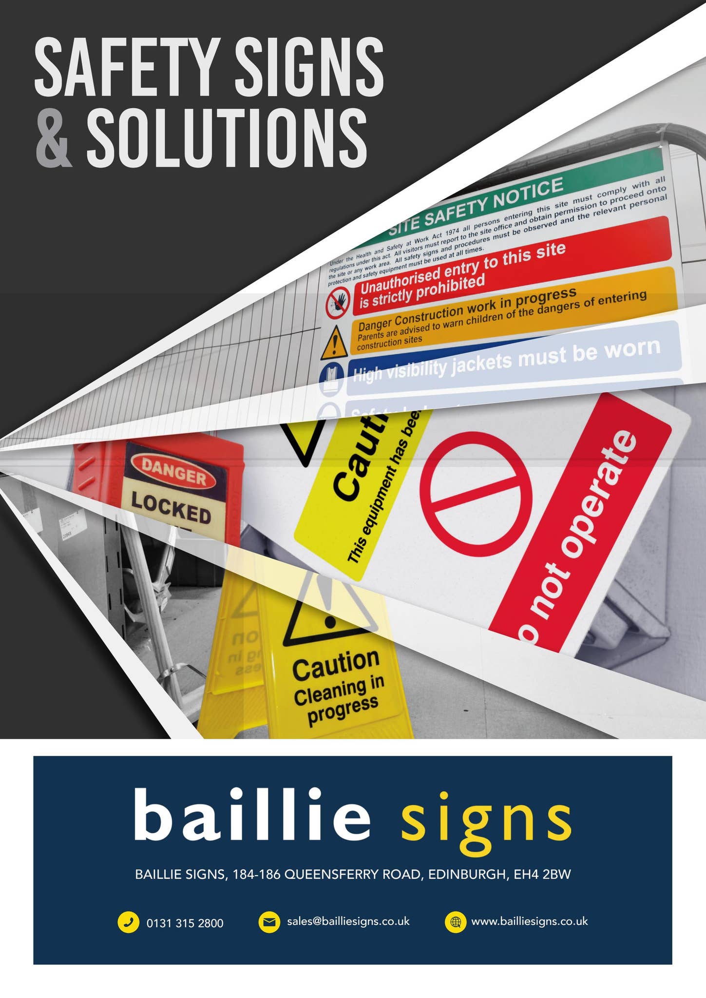 Baillie Signs - Safety Signs & Solution by Centurion Europe - Issuu