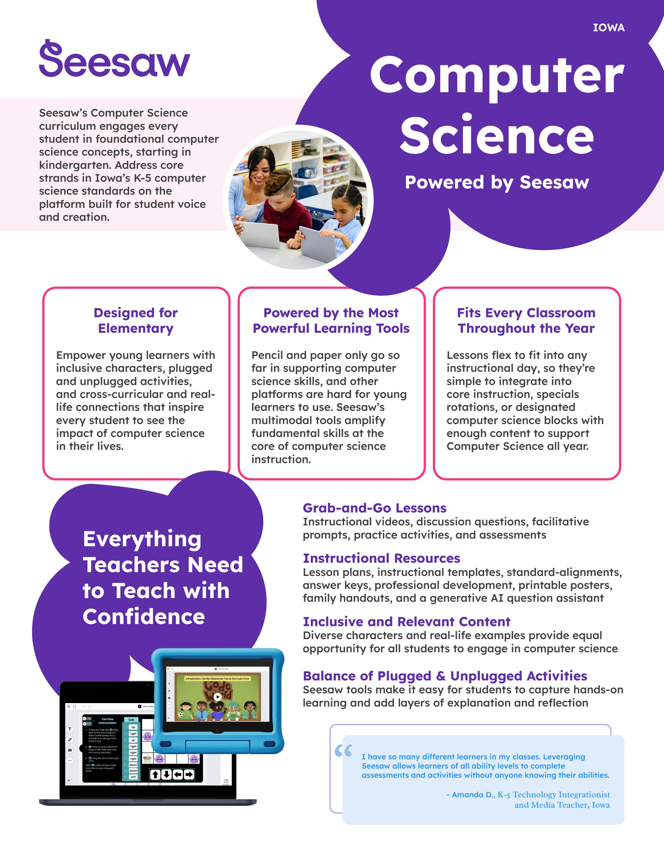 Computer Science Powered by Seesaw (IA) by seesawlearning - Issuu