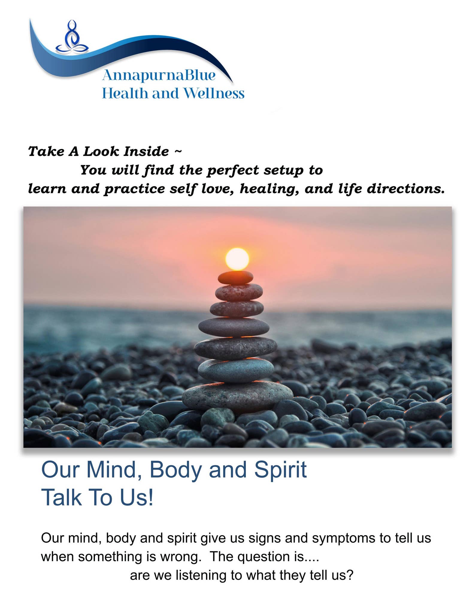 Take A Look! by AnnapurnaBlue Wellness - Issuu