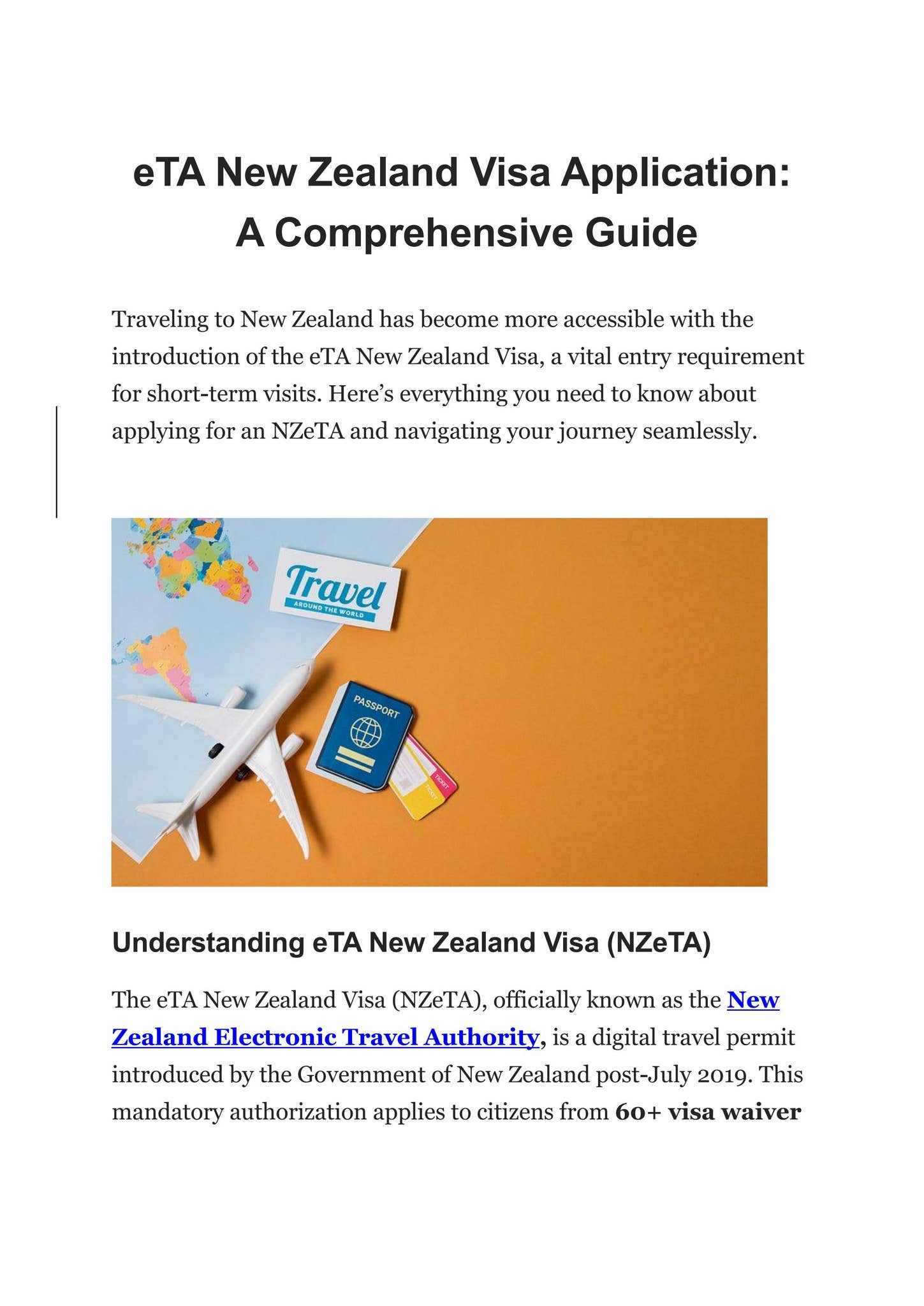 eTA New Zealand Visa Application: A Comprehensive Guide by NZeTA Visa - Issuu