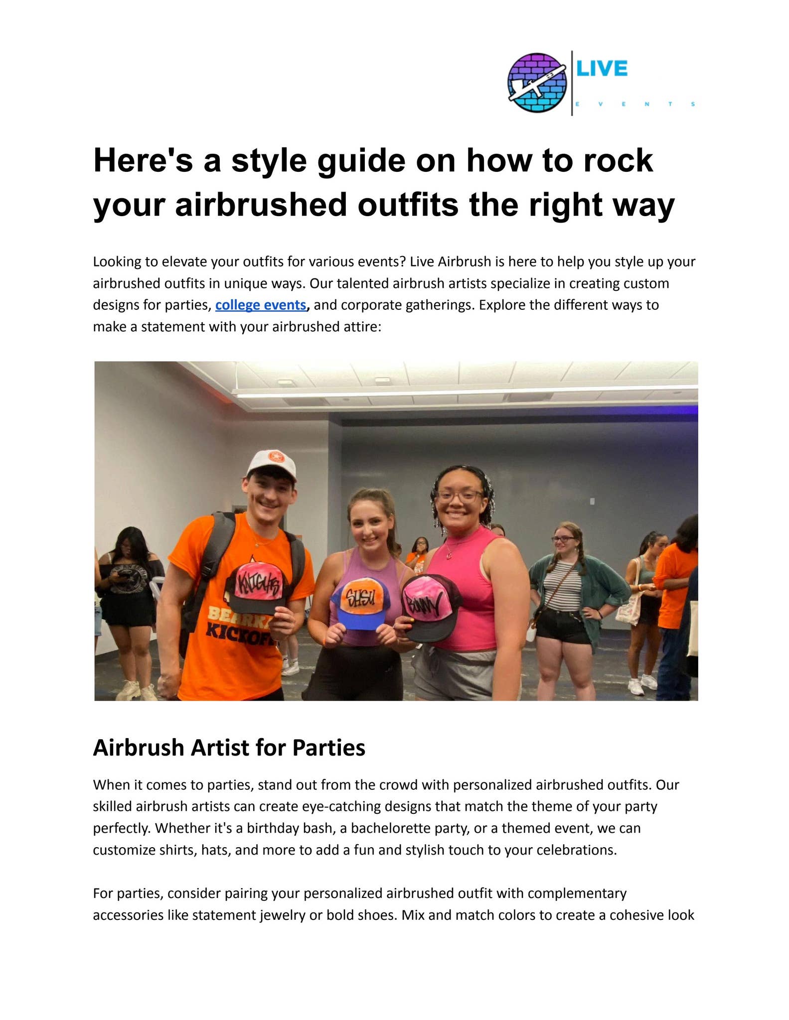 Here's a style guide on how to rock your airbrushed outfits the right ...