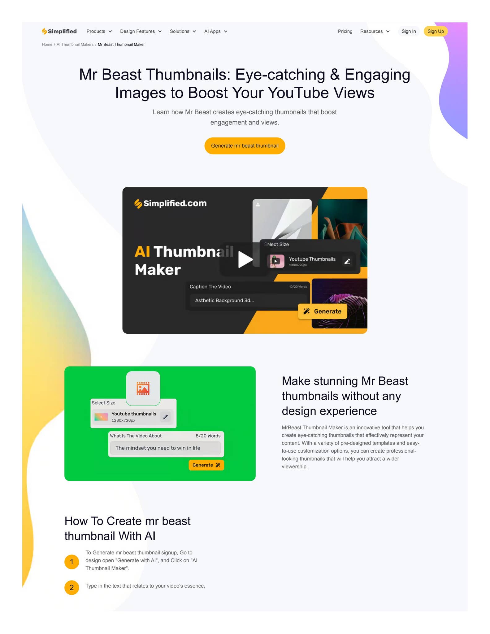 AI Mr Beast Thumbnail Maker: Design Professional Thumbnails ...