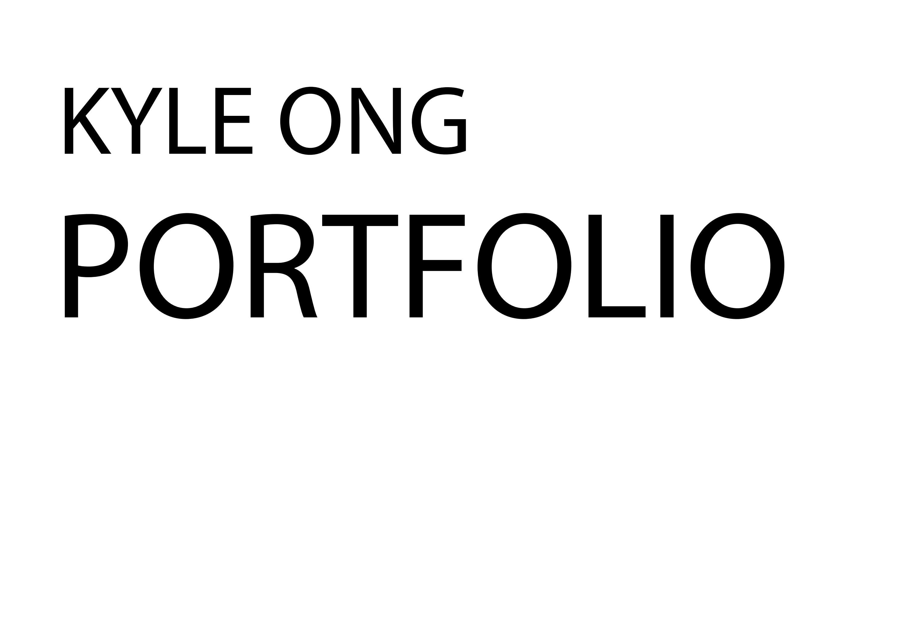 Kyle Ong portfolio 2024 by kyleo4612 - Issuu