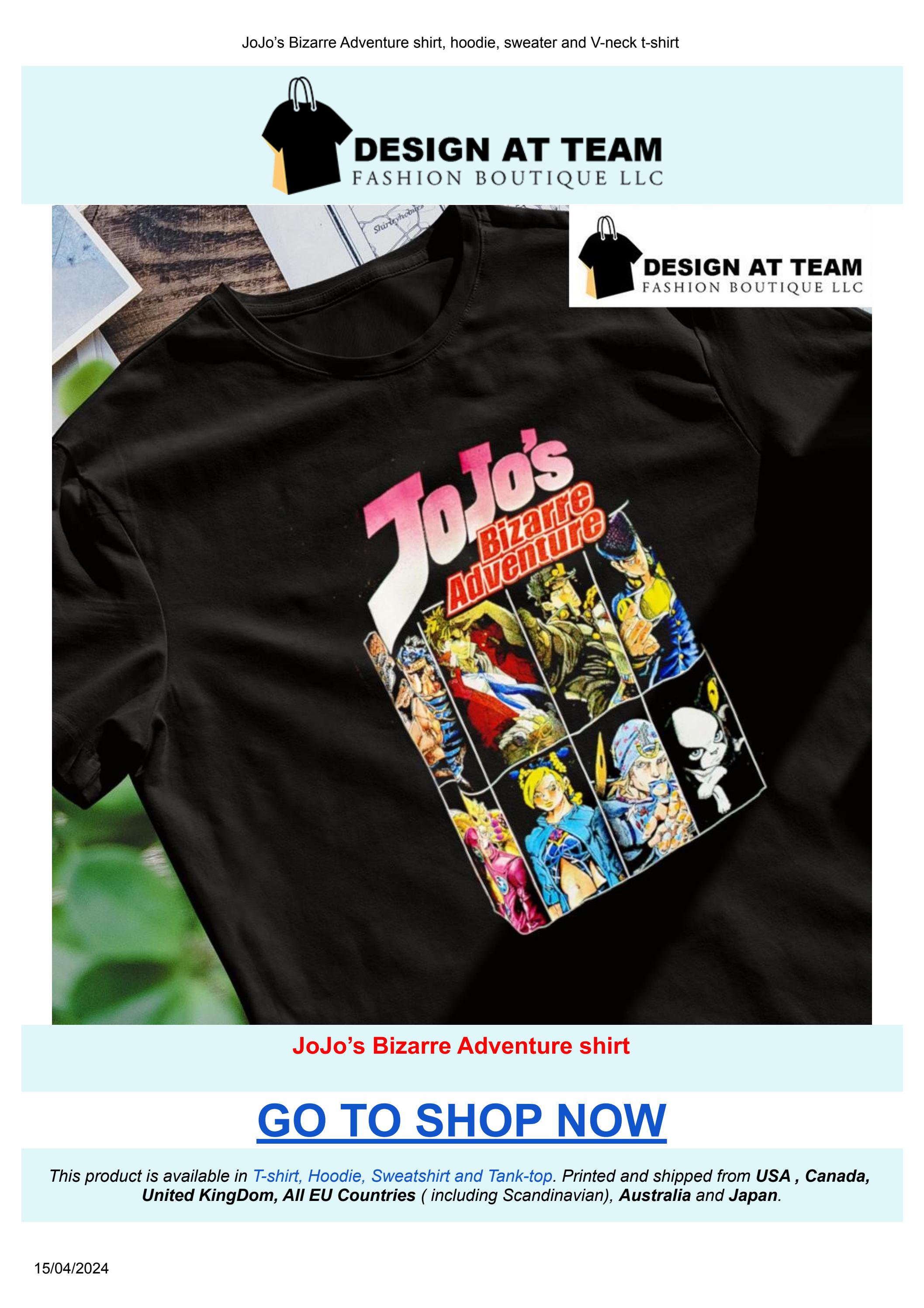 JoJo’s Bizarre Adventure shirt by Design AT Shop - Issuu