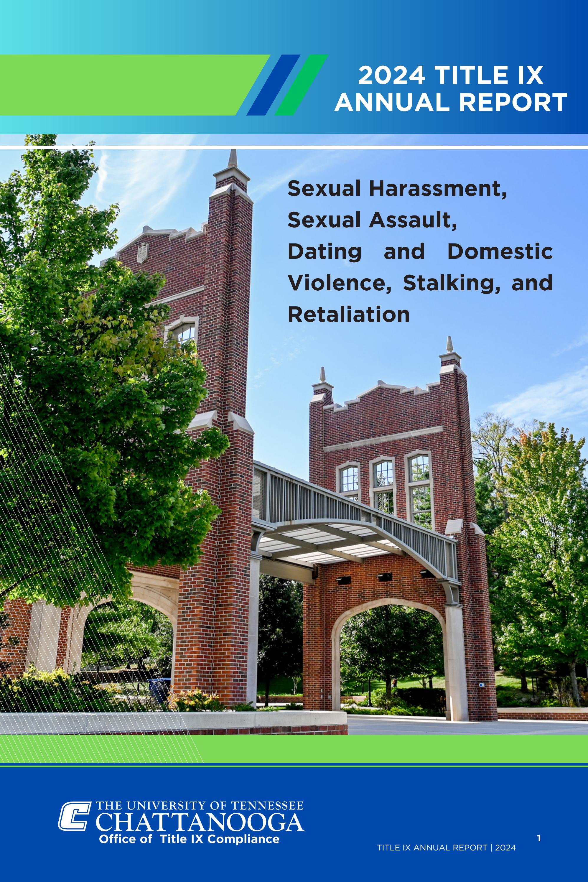 Title IX Annual Report 2024 by The University of Tennessee at ...