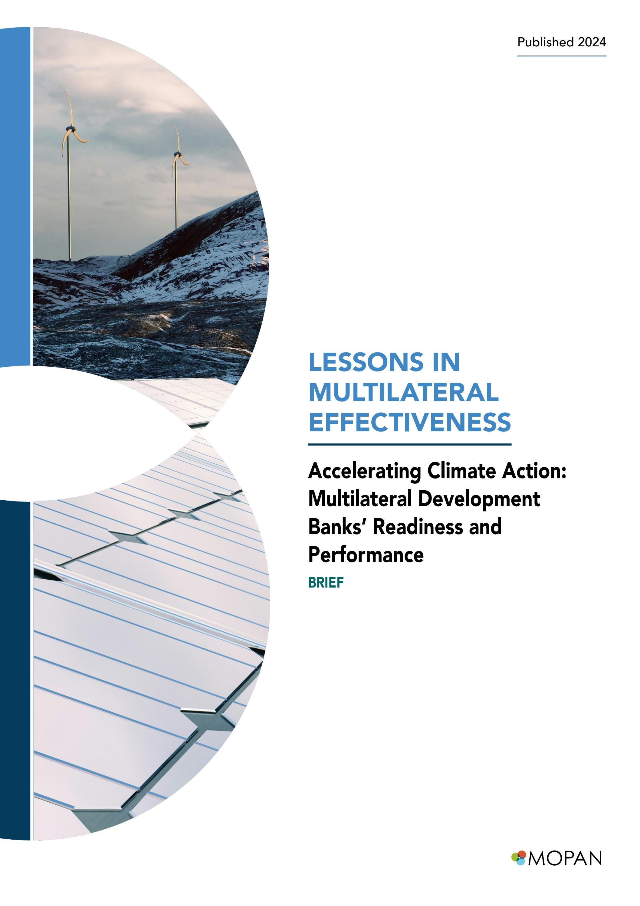 Accelerating Climate Action: Multilateral Development Banks' Readiness and Performance by MOPAN ...